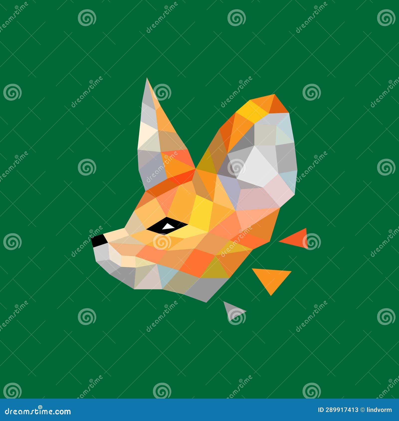 Fennec Logo Vector Outline Silhouette Art Icon | CartoonDealer.com ...