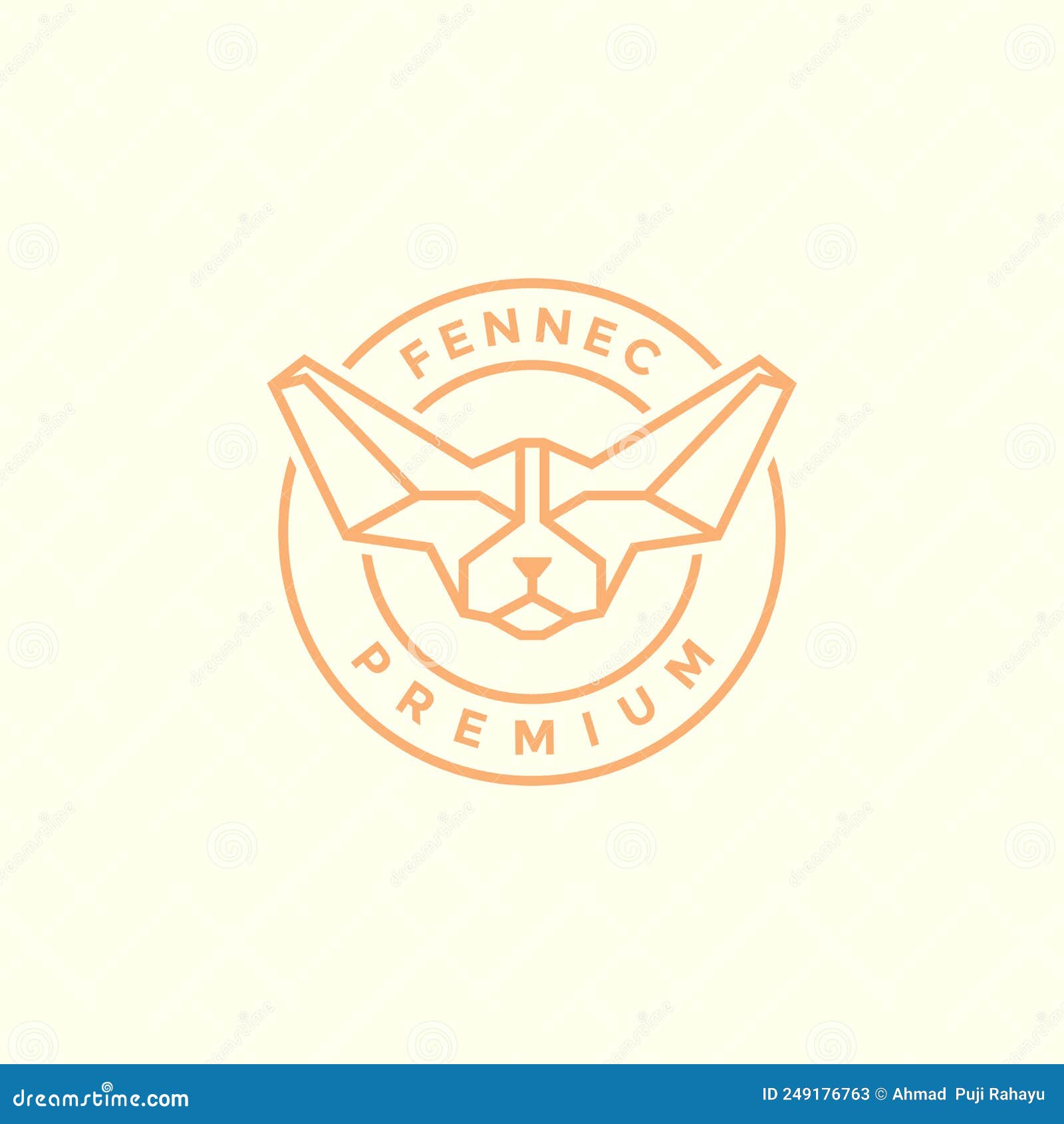 Fennec Fox Head Badge Logo Design Vector Graphic Symbol Icon ...