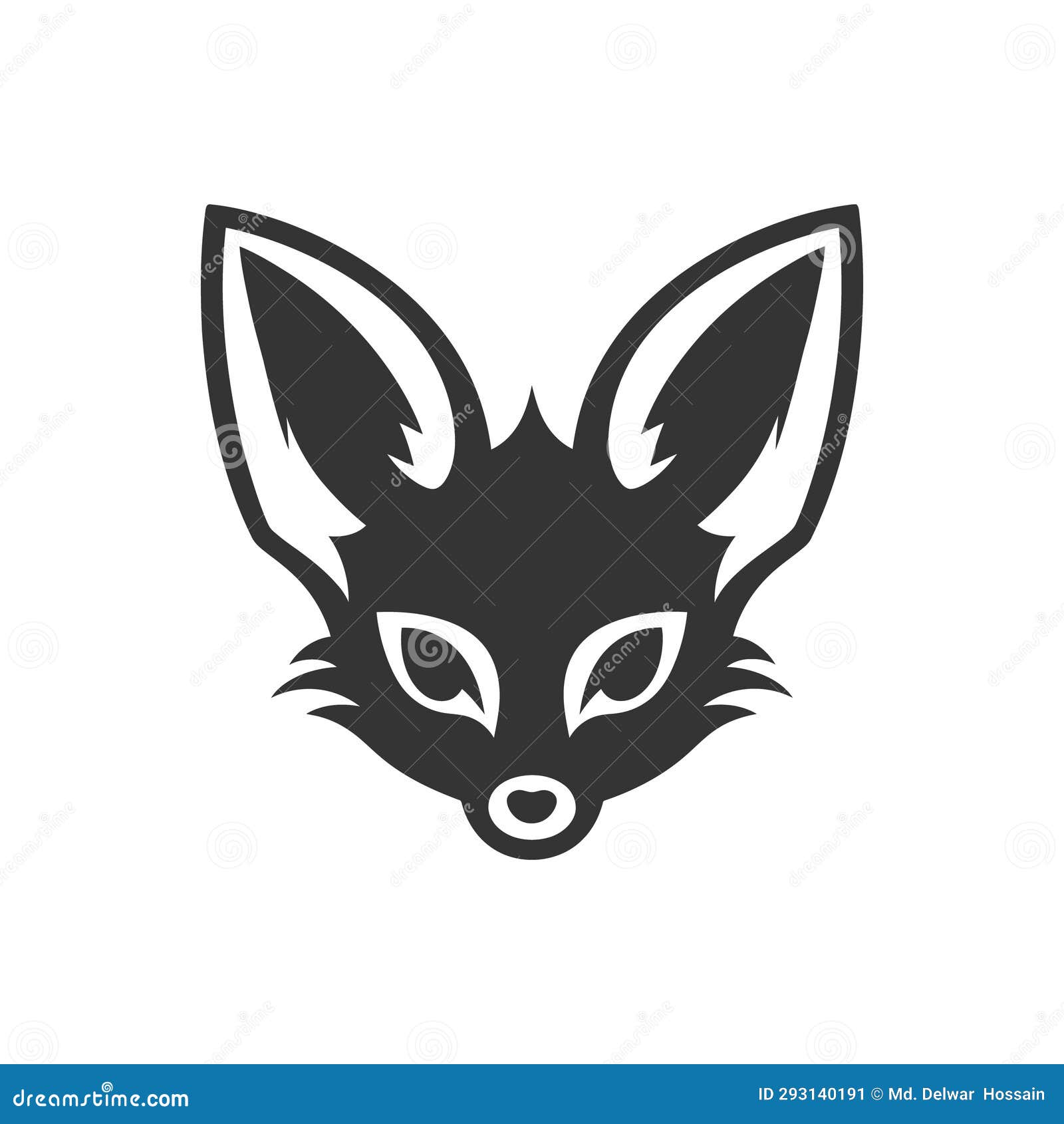 Fennec Icon. Trendy Fennec Logo Concept On White Background From ...