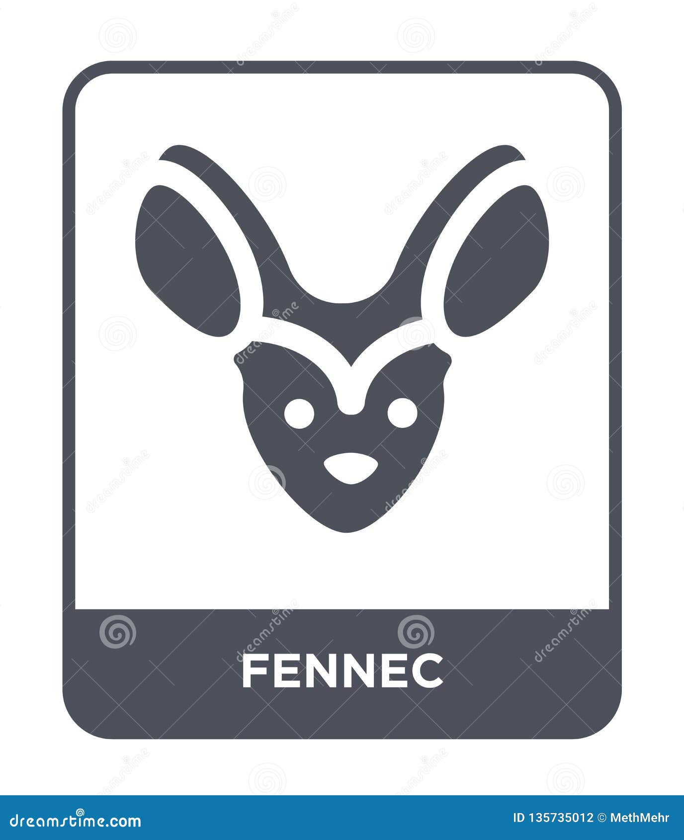 Fennec Icon. Trendy Fennec Logo Concept On White Background From ...