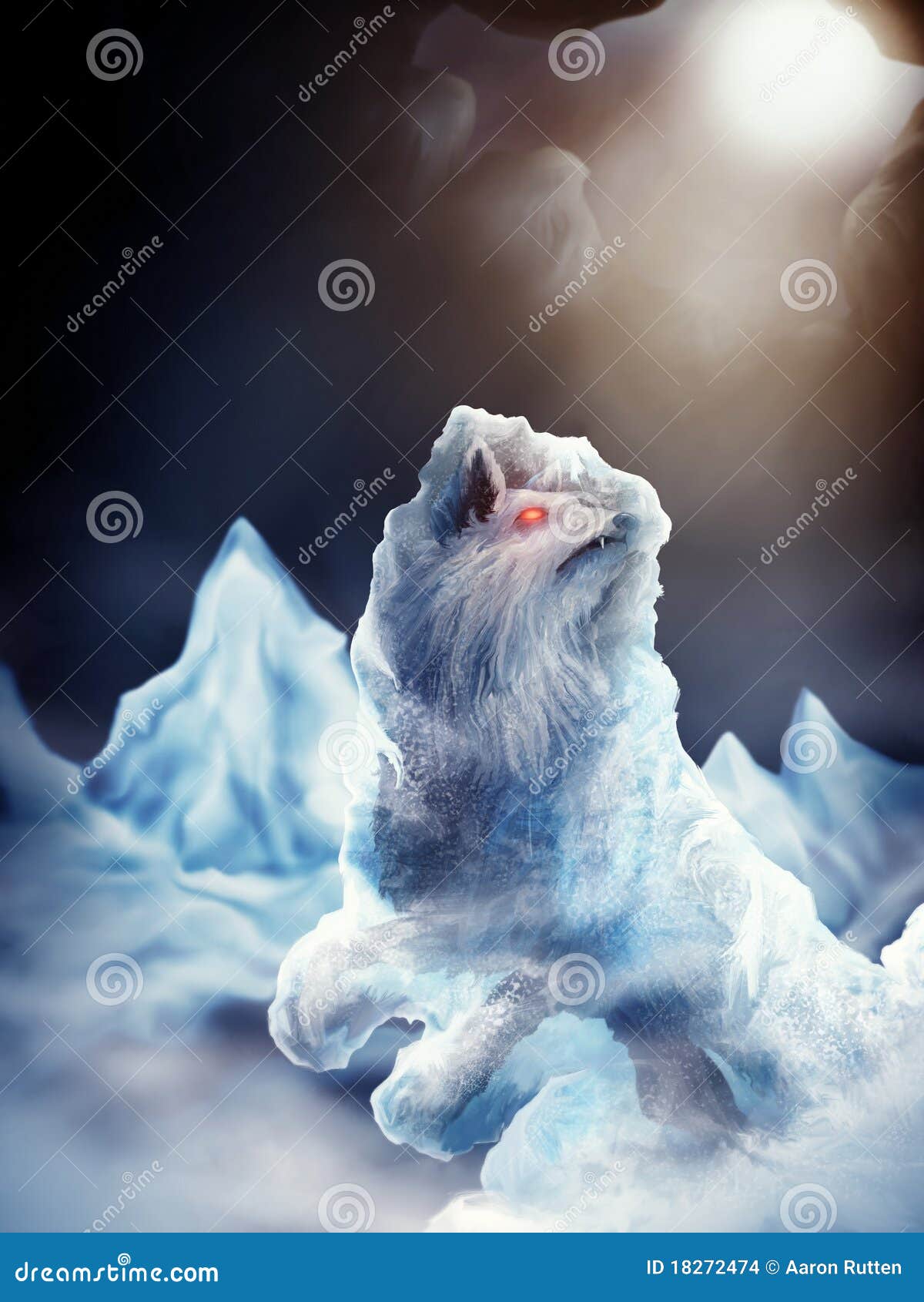 Fenrir stock photo. Image of digital, creature, artwork - 18272474