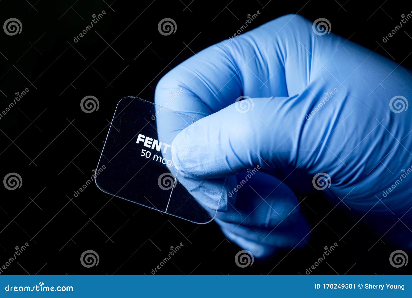 Fentanyl Transdermal Patch stock image. Image of cure - 170249501