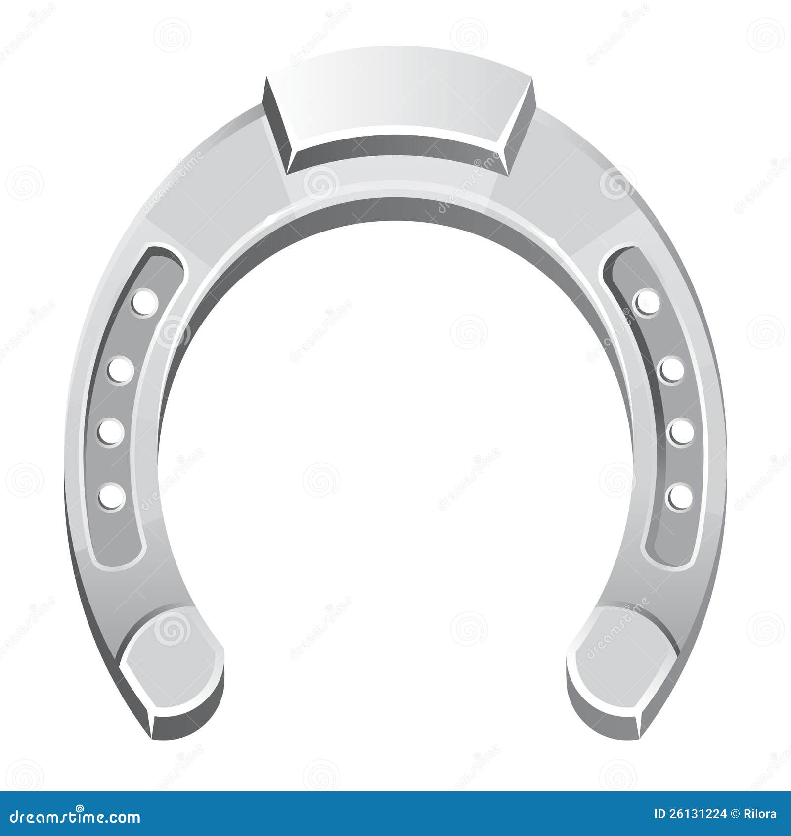 Fer à Cheval Métallique/argenté Images stock - Image: 26131224