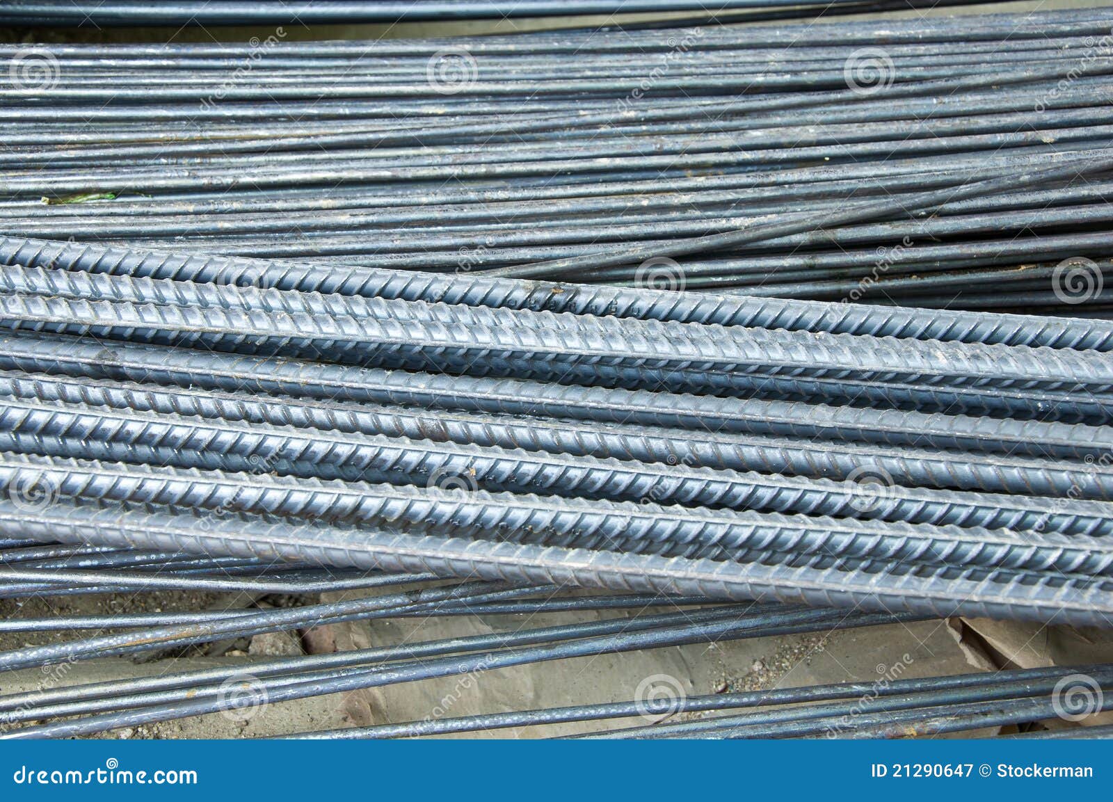 Fer de construction neuve image stock. Image du effondrement - 21290647