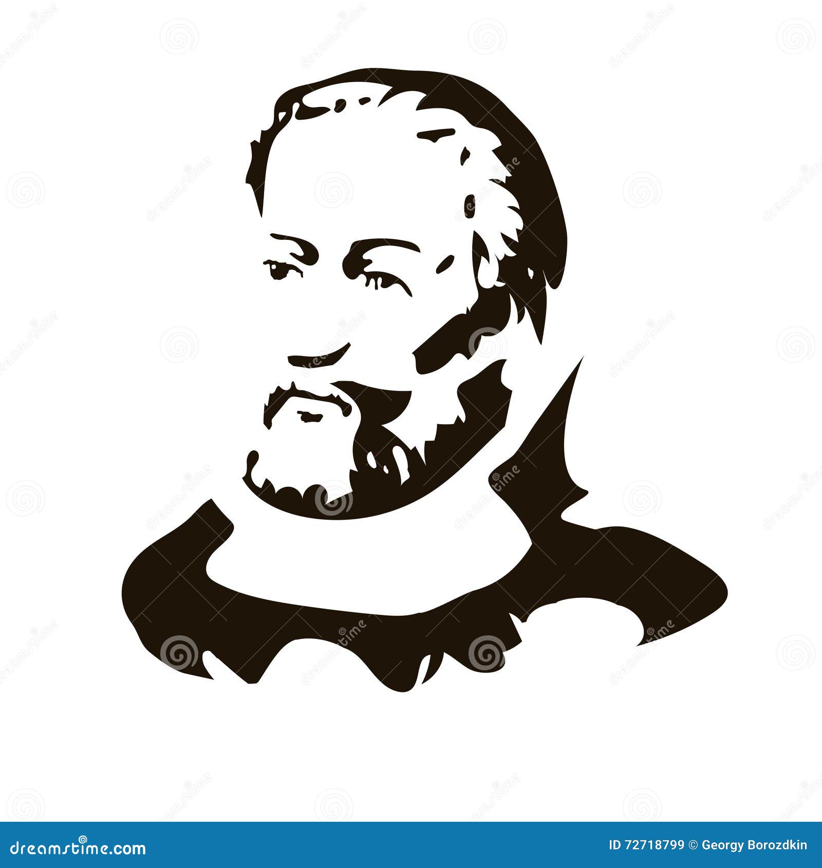 Ferdinand Magellan Retrato Del Vector Ilustración del Vector ...