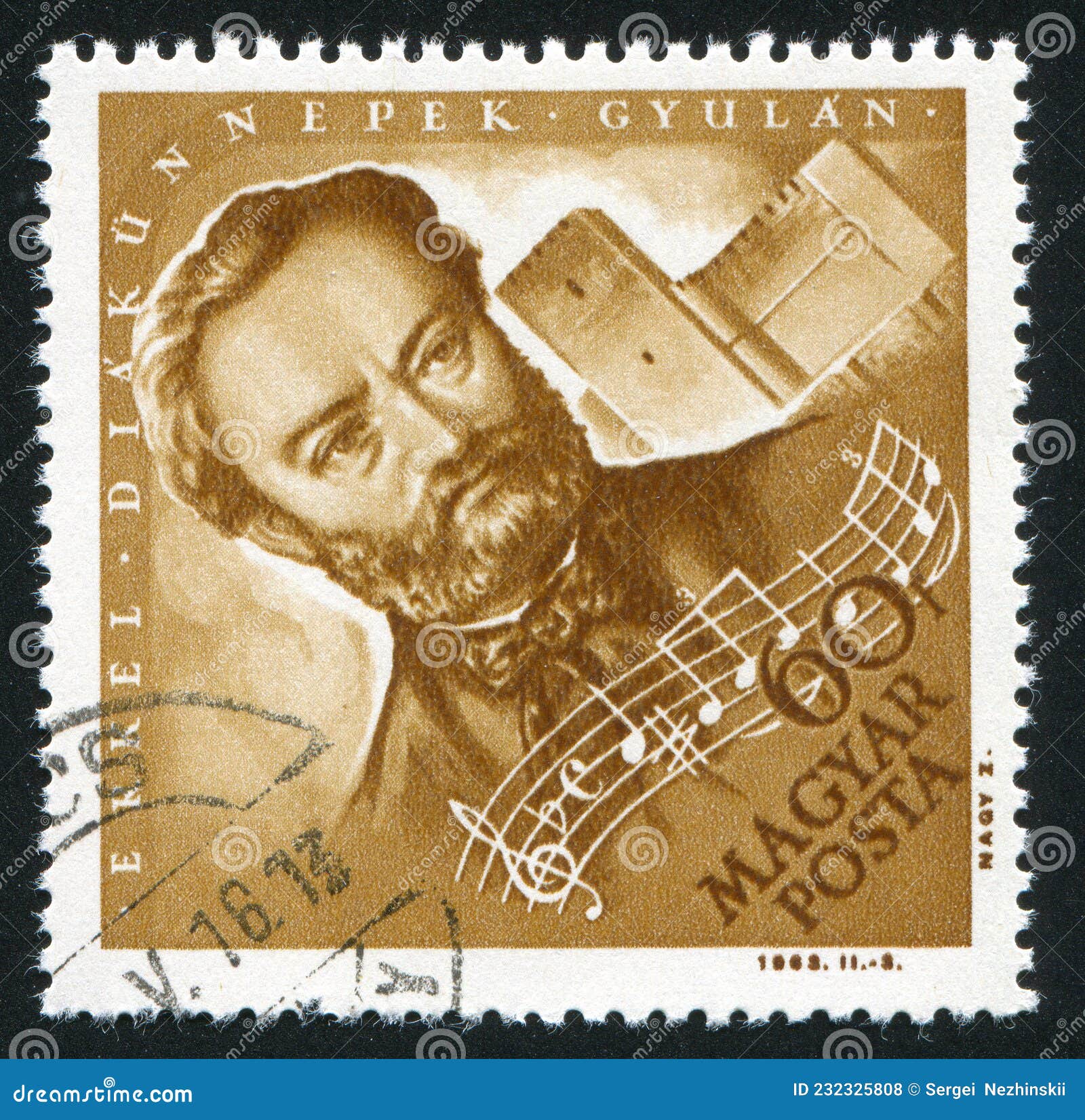 Ferenc Erkel editorial stock photo. Image of music, message - 232325808