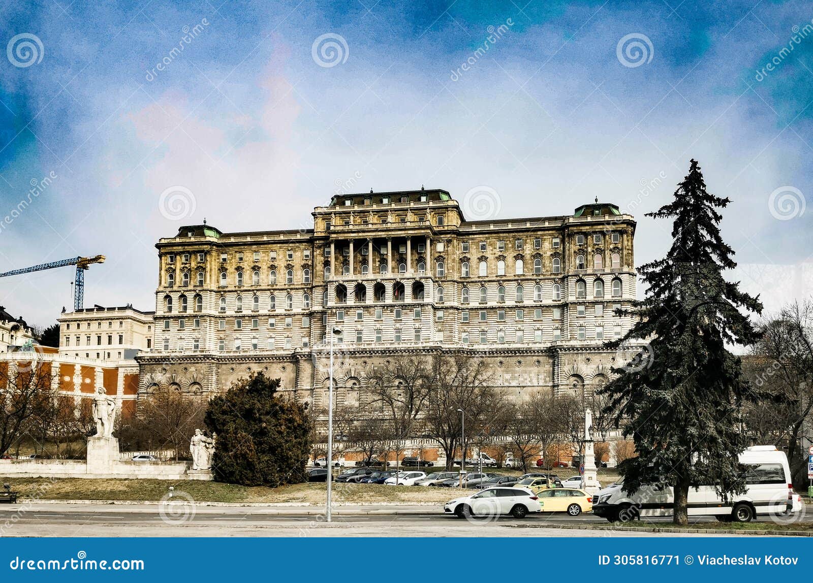Ferenc Szechenyi National Library Editorial Photo - Image of landmark ...