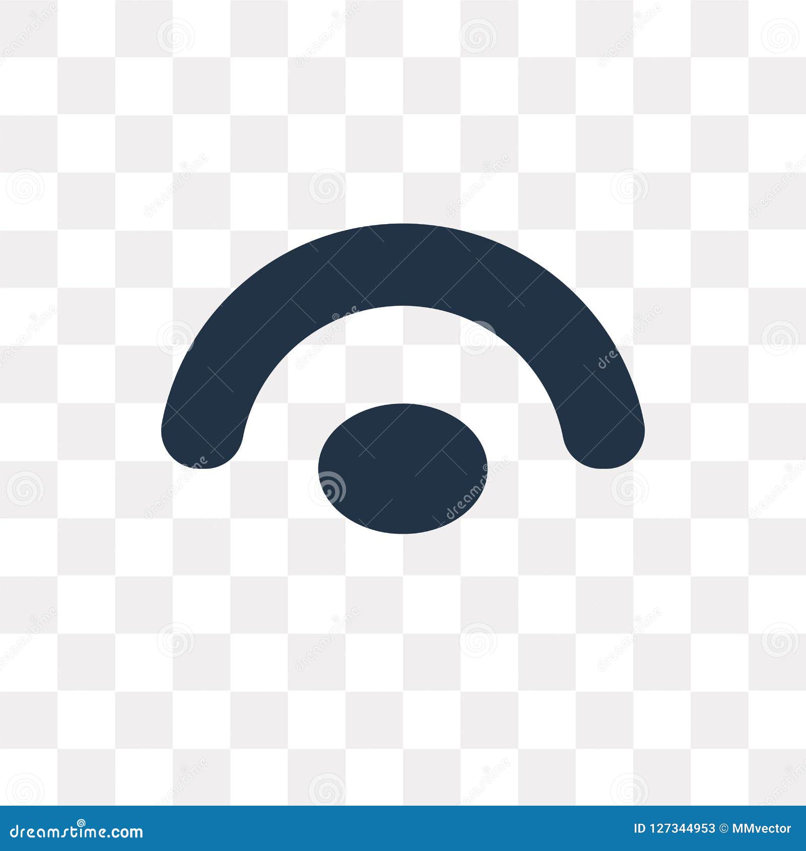 Fermata Vector Icon Isolated On Transparent Background, Fermata ...