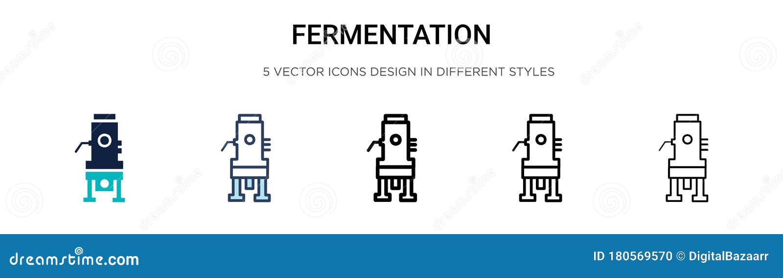 Fermentation Icon Vector Isolated On White Background, Fermentation ...