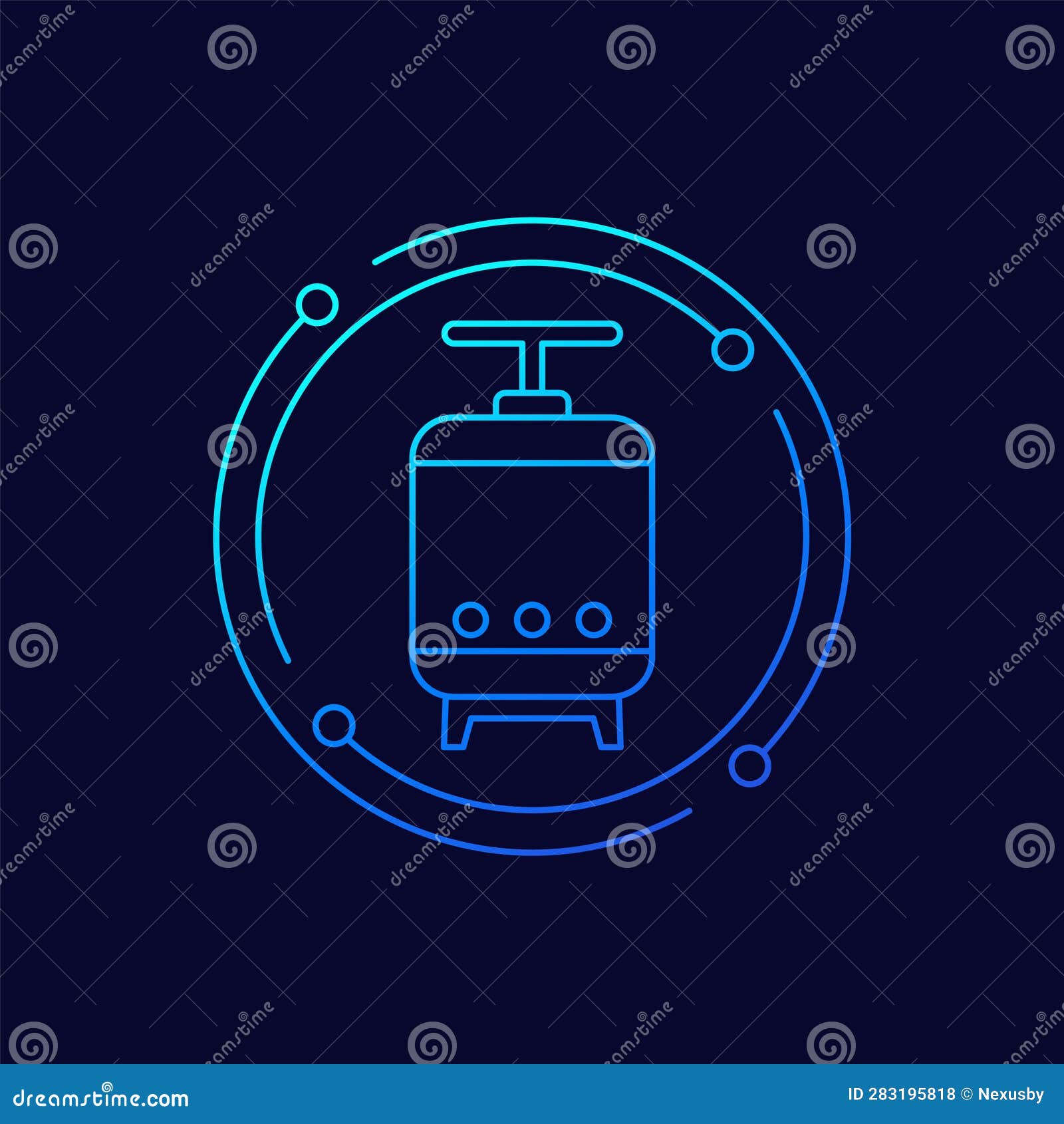 Fermentation Icon with a Tank, Linear Design Stock Vector ...
