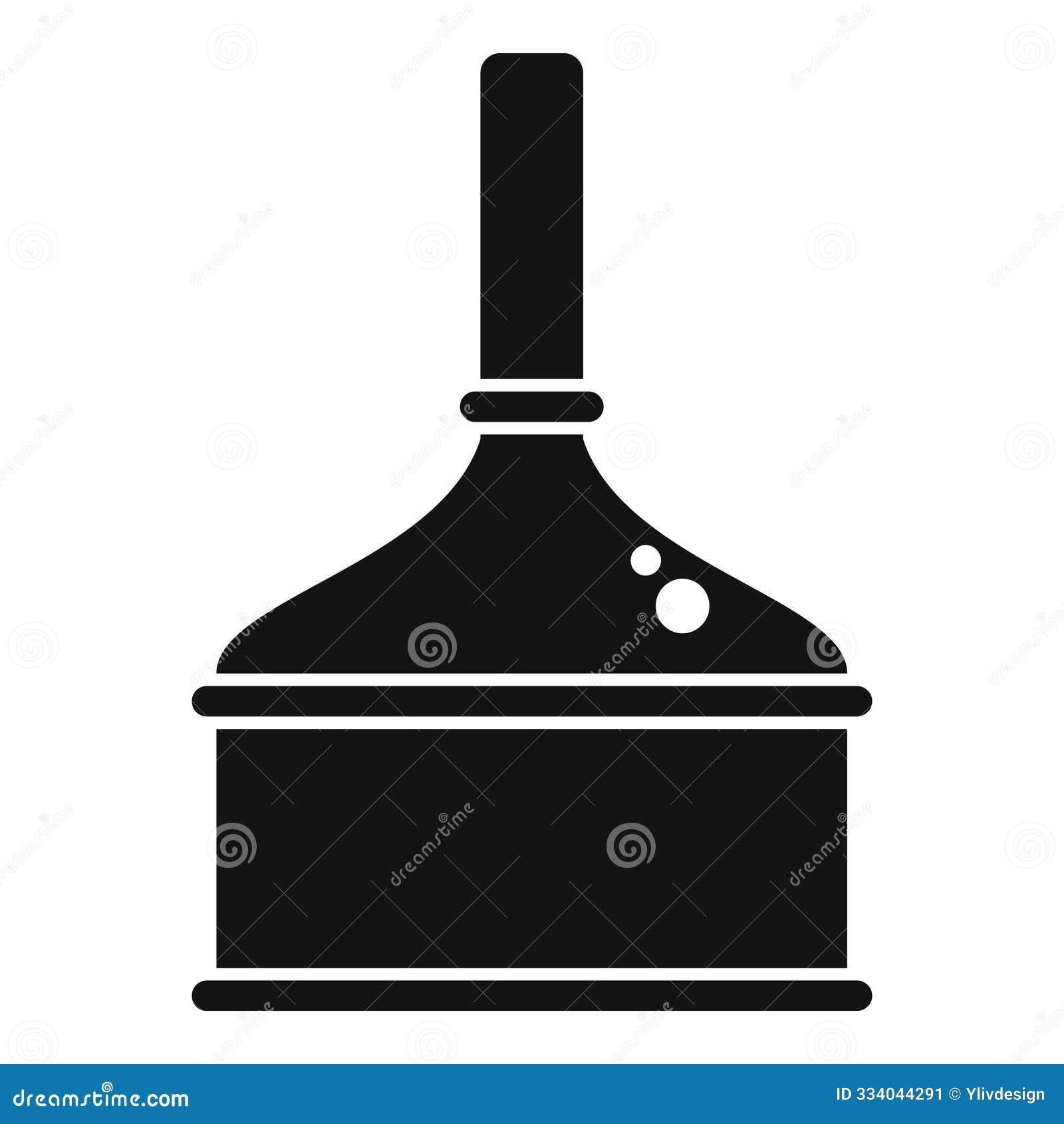 Fermentation Tank Icon Representing Beer Brewing Process Stock Vector ...