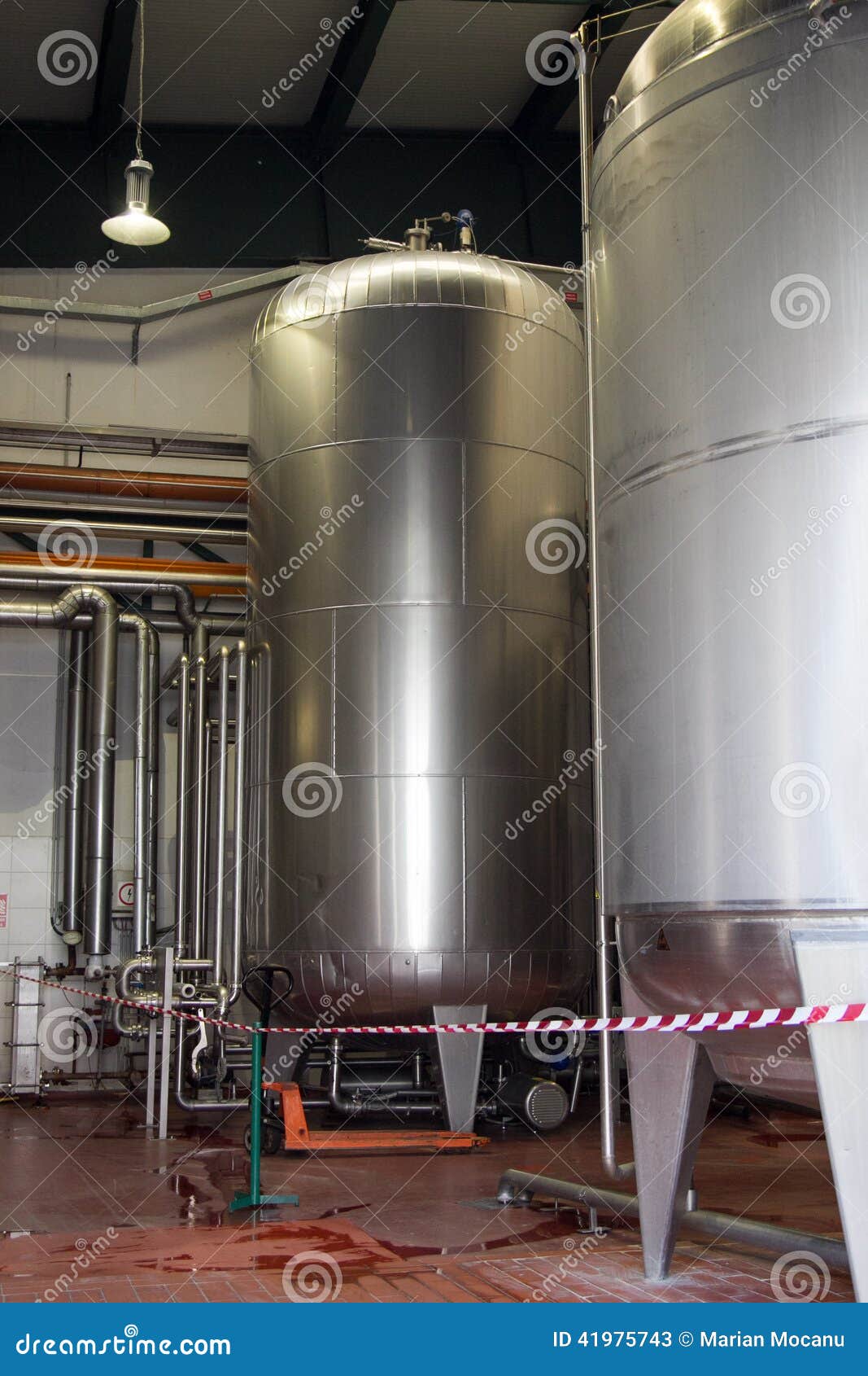 Fermentation tank. stock image. Image of rouge, plant - 41975743