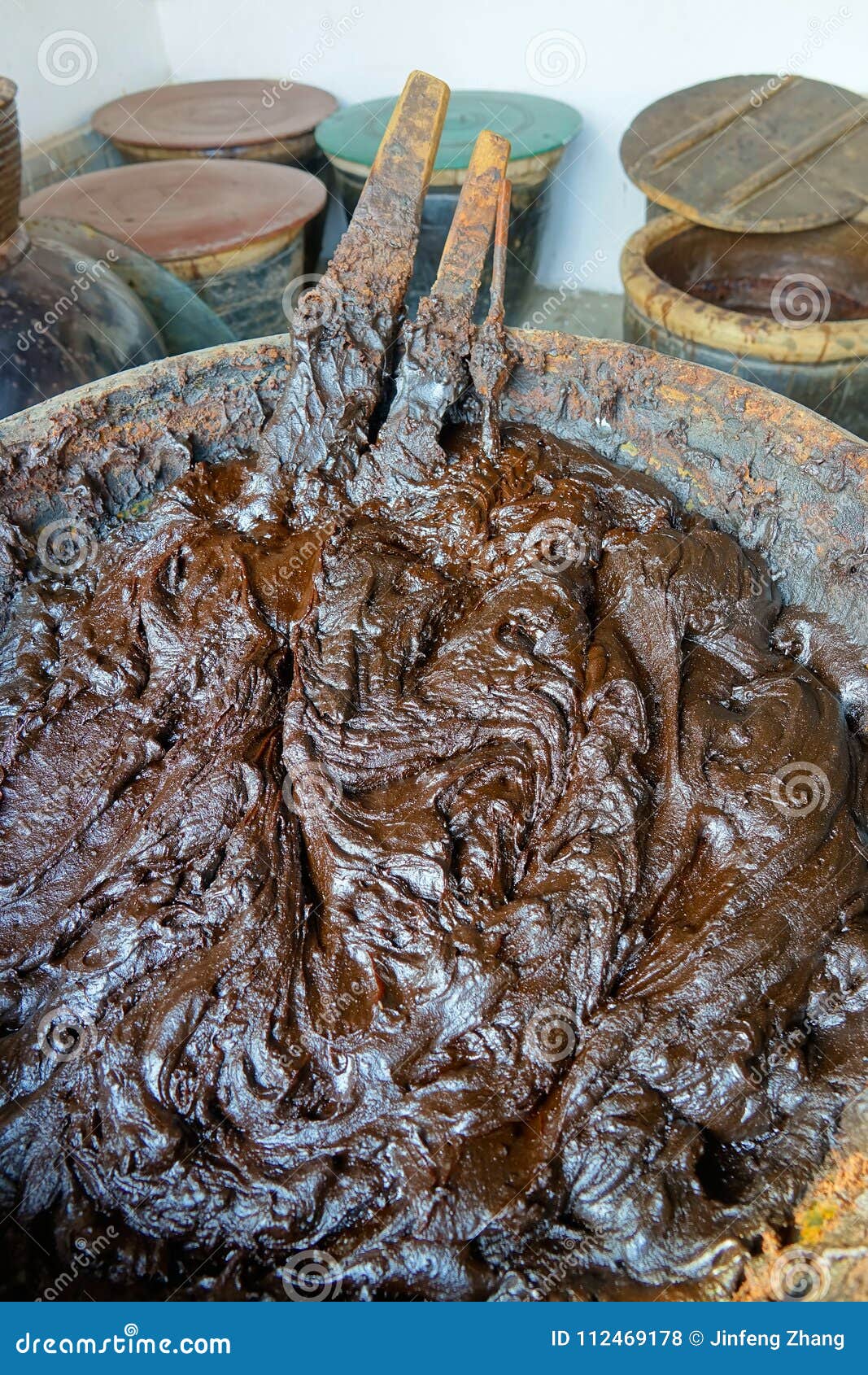 Fermented flour paste stock photo. Image of flour, flavoring - 112469178