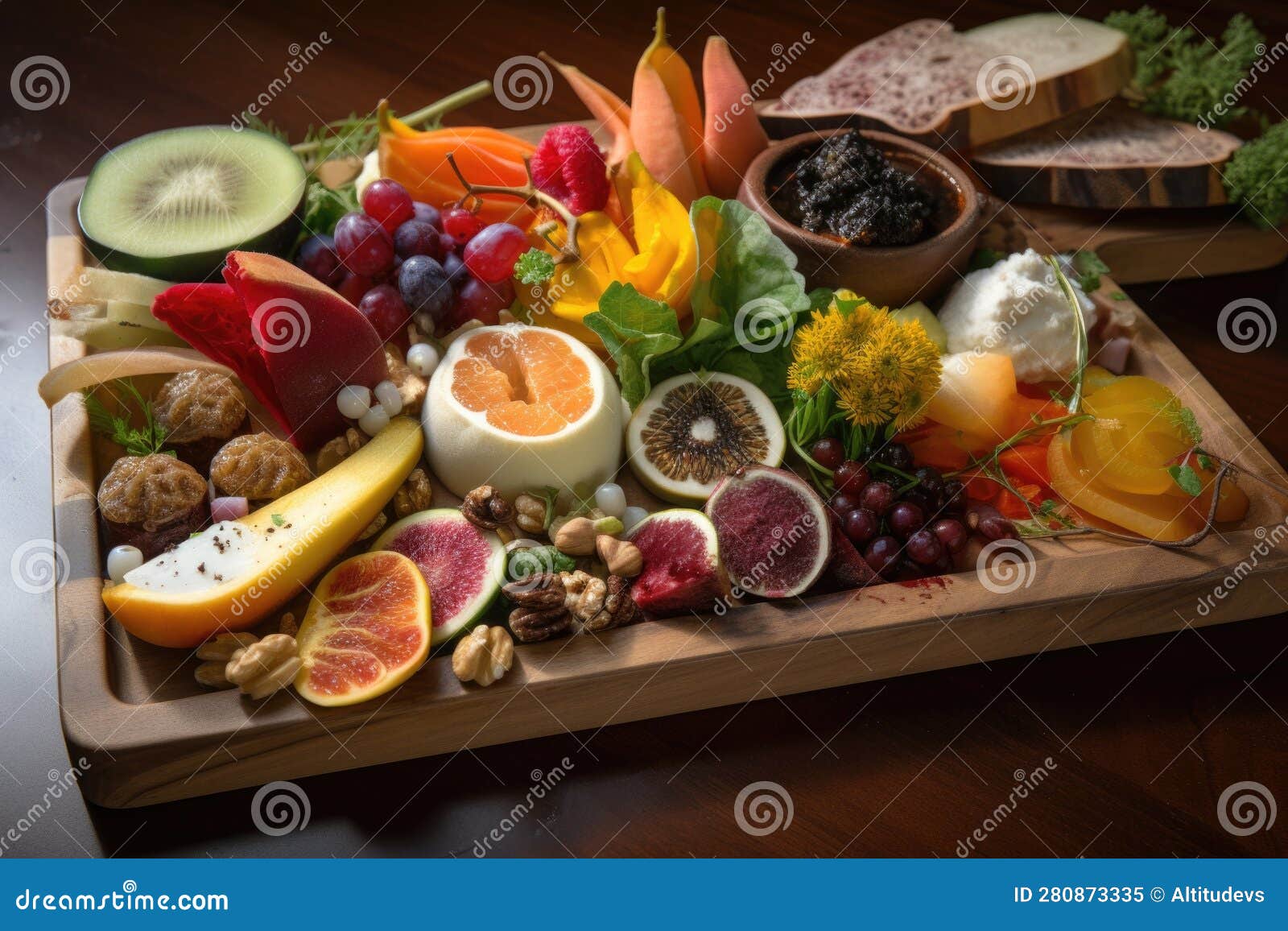 Fermented Fruit and Vegetable Platter with Variety of Flavors and ...