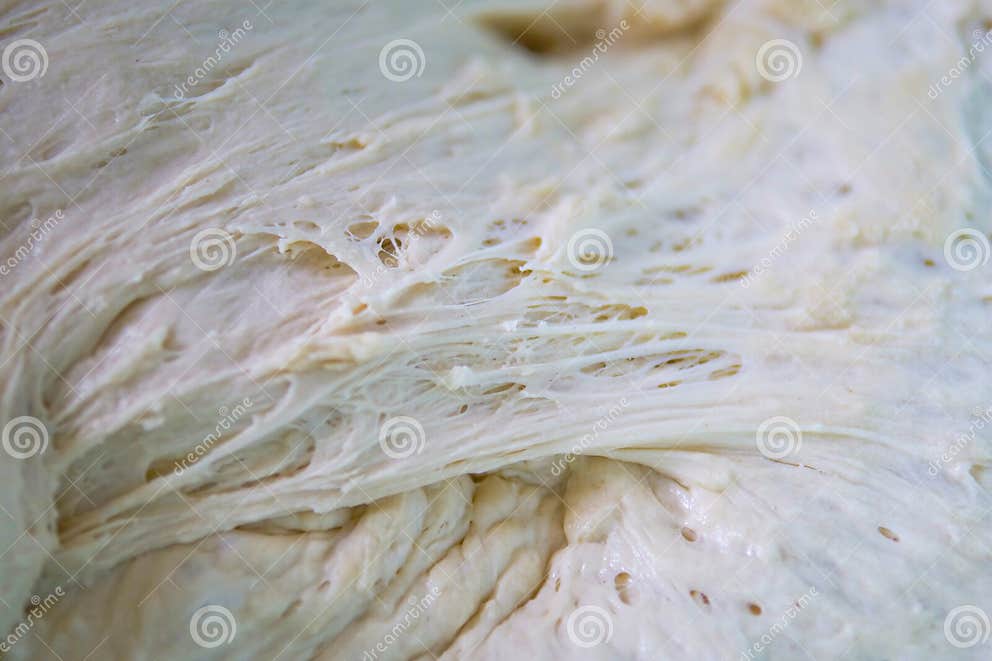 Fermented Wheat Flour Dough, Raw Fermented Dough, Fermented and ...
