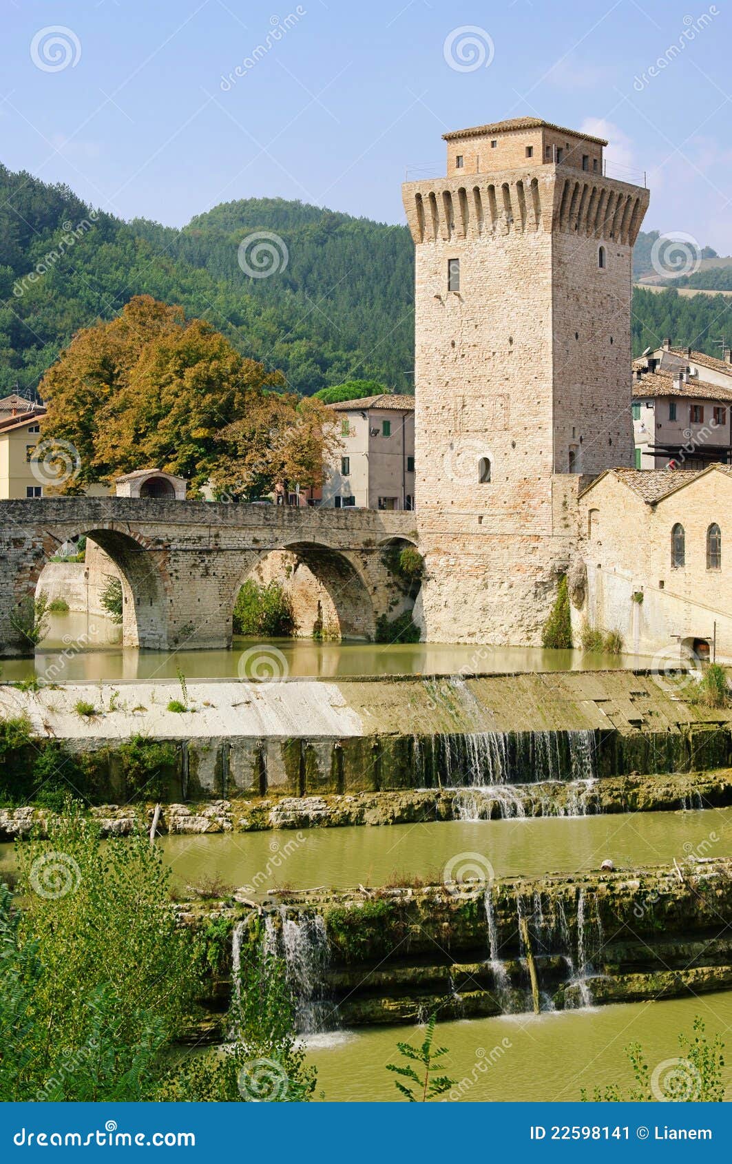 Fermignano stock image. Image of umbria, architecture - 22598141