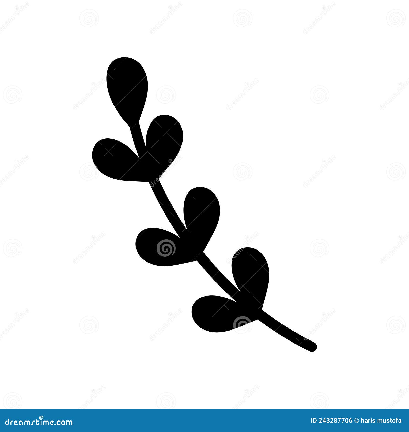 Fern Plant Icon Design Template Vector Isolated Stock Vector ...
