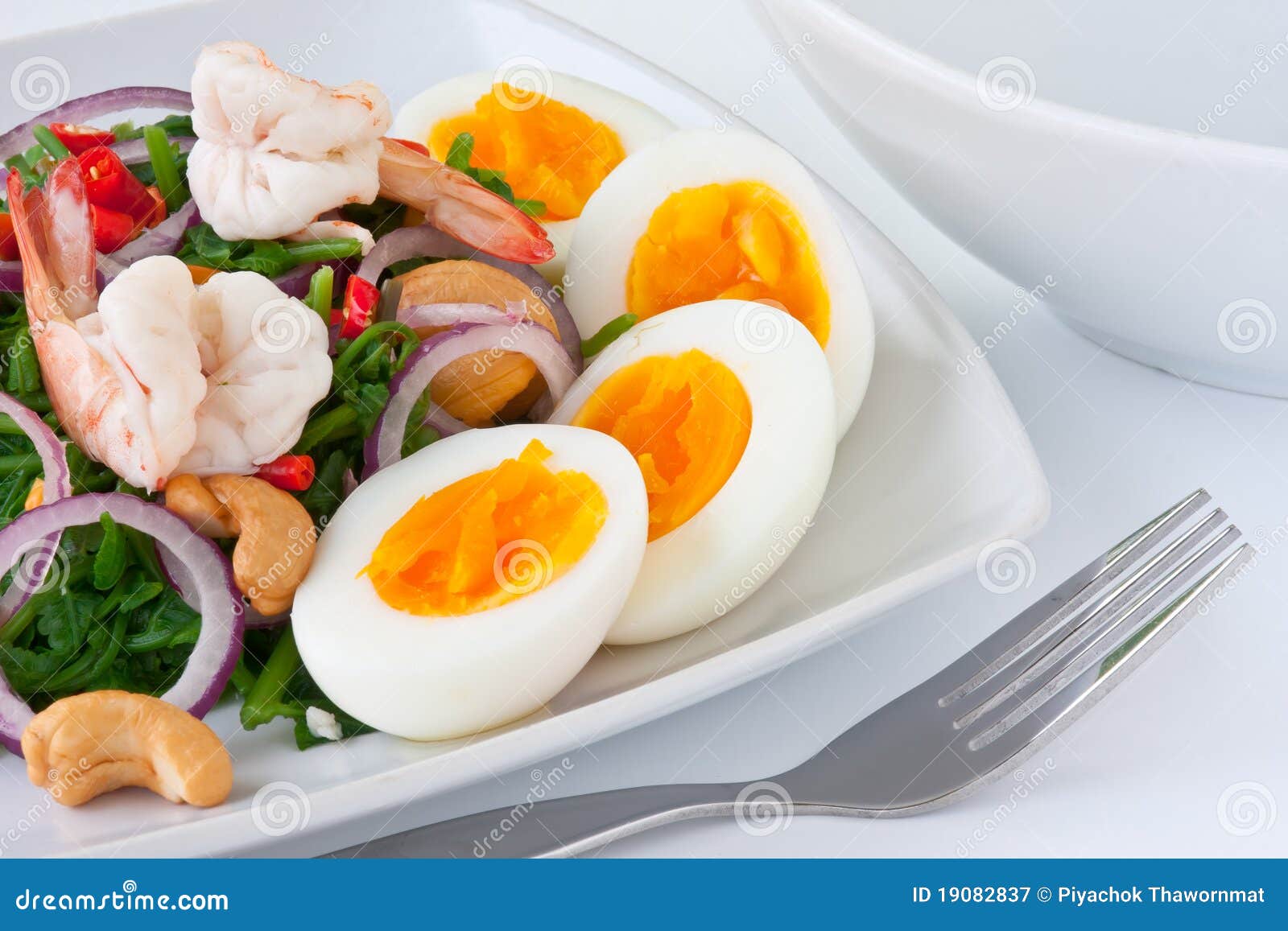 Fern salad stock image. Image of fern, thai, herbs, restaurant - 19082837