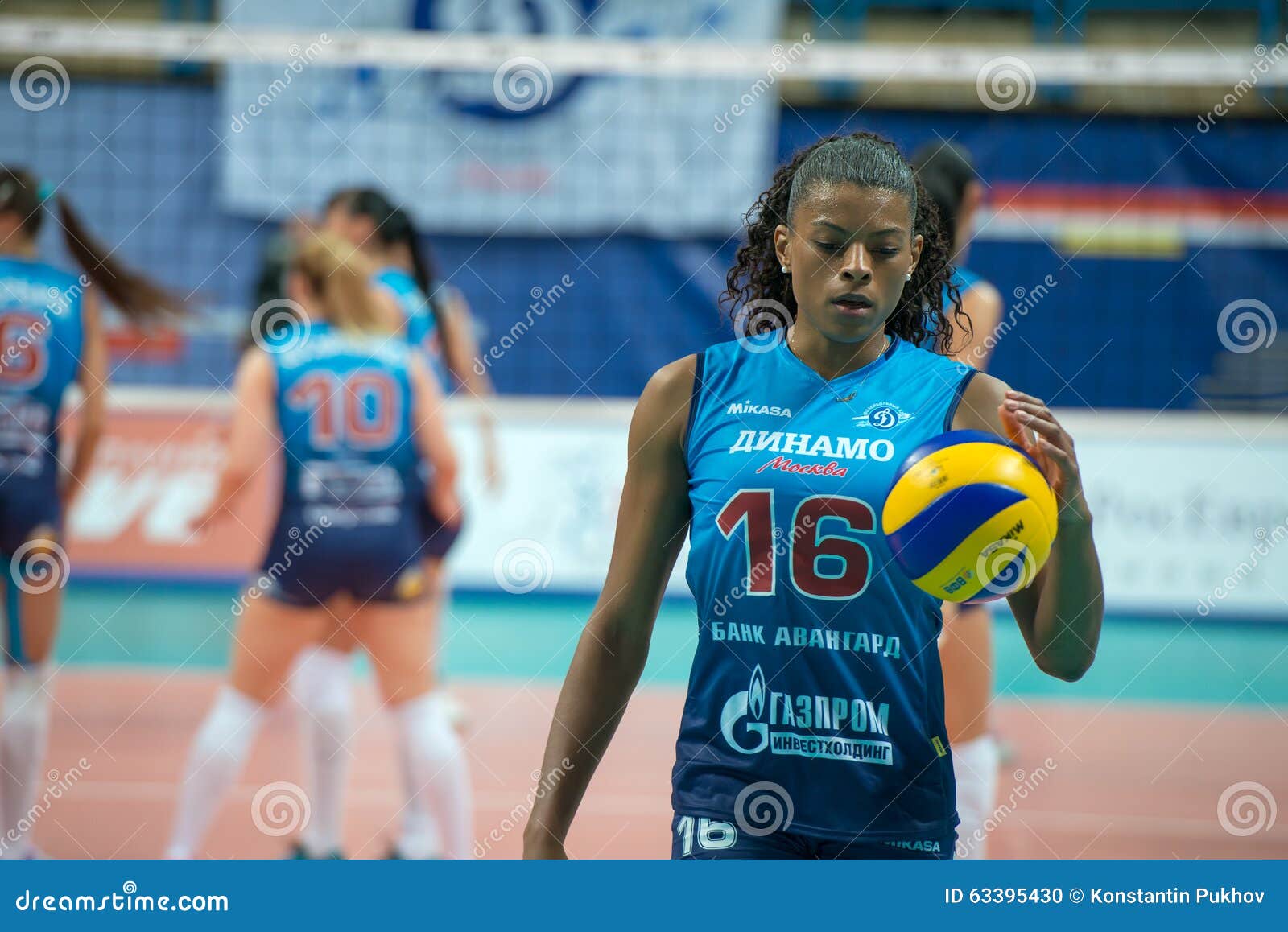 Fernanda Garay Rodriguez (Dynamo (MSC) 16 Redaktionelles Bild - Bild ...