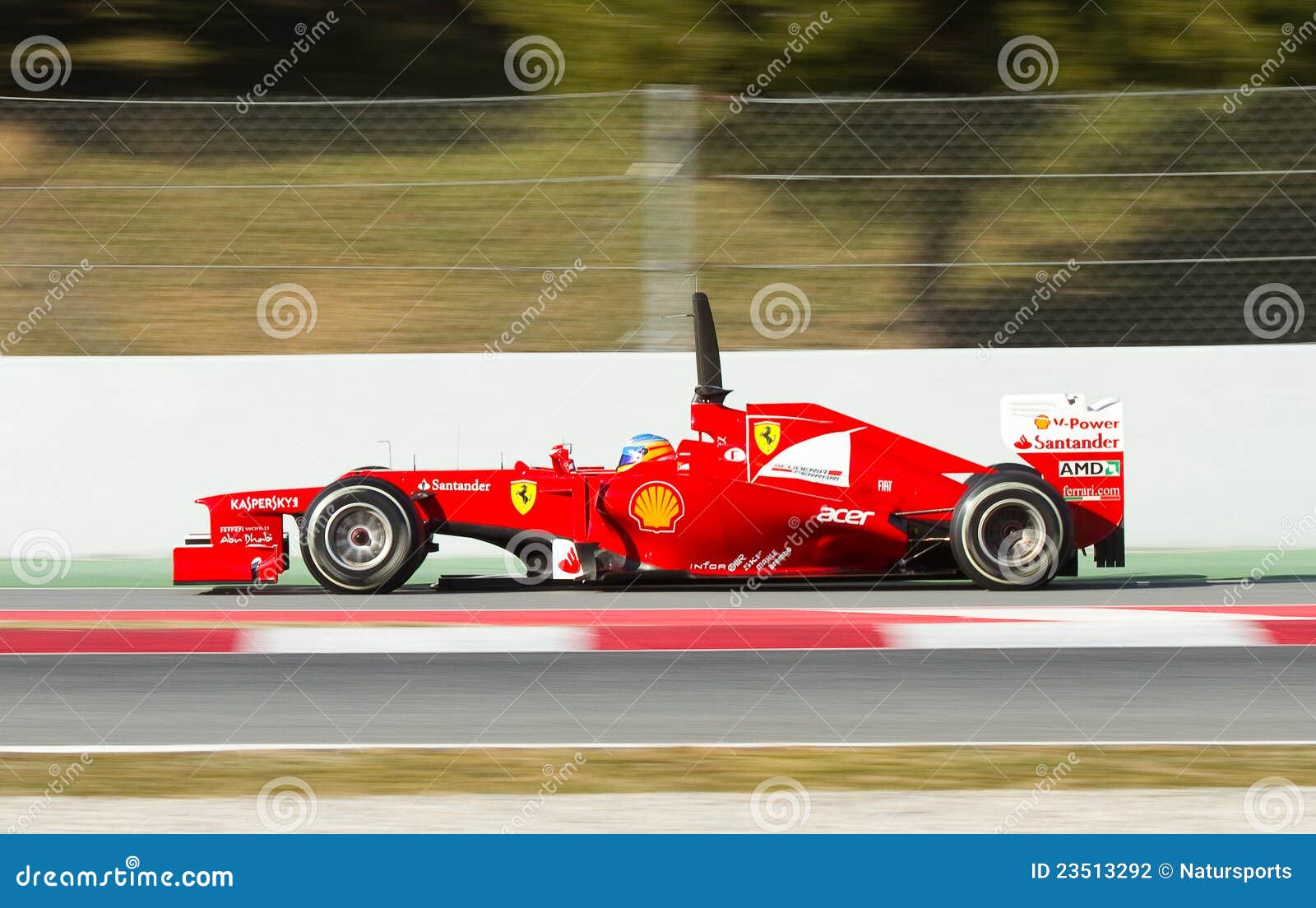 Fernando Alonso racing editorial photography. Image of european - 23513292