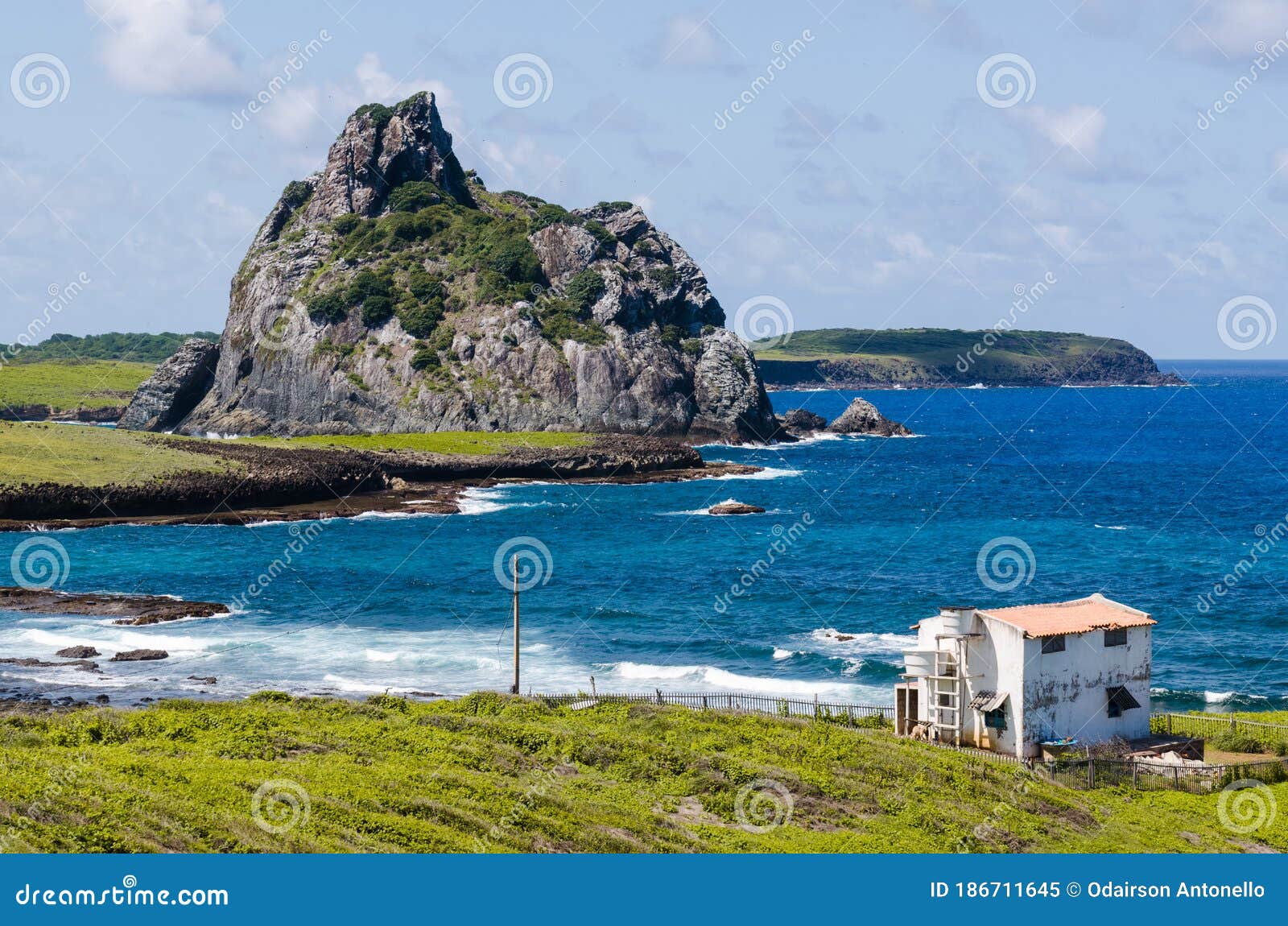 Fernando De Noronha Archipelago Located in Northeastern Brazil. Stock ...