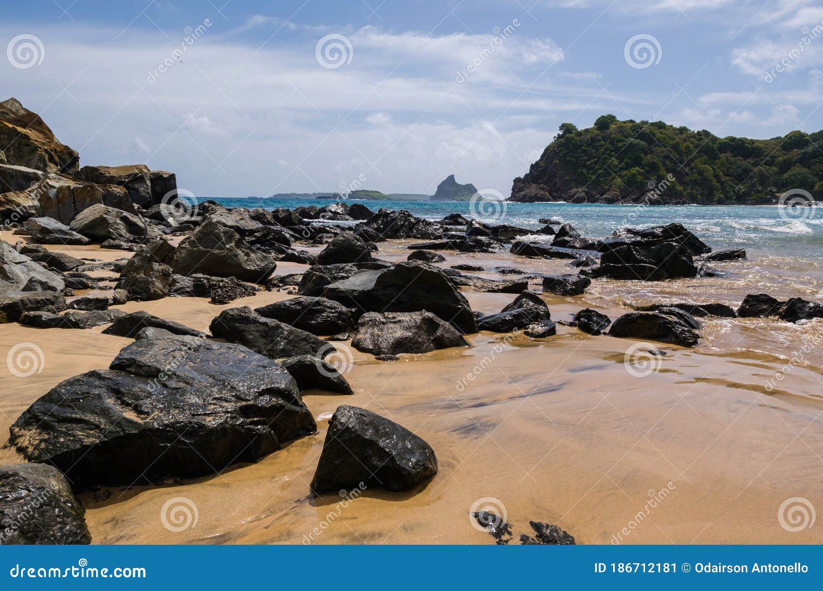 Fernando De Noronha Archipelago Located in Northeastern Brazil. Stock ...