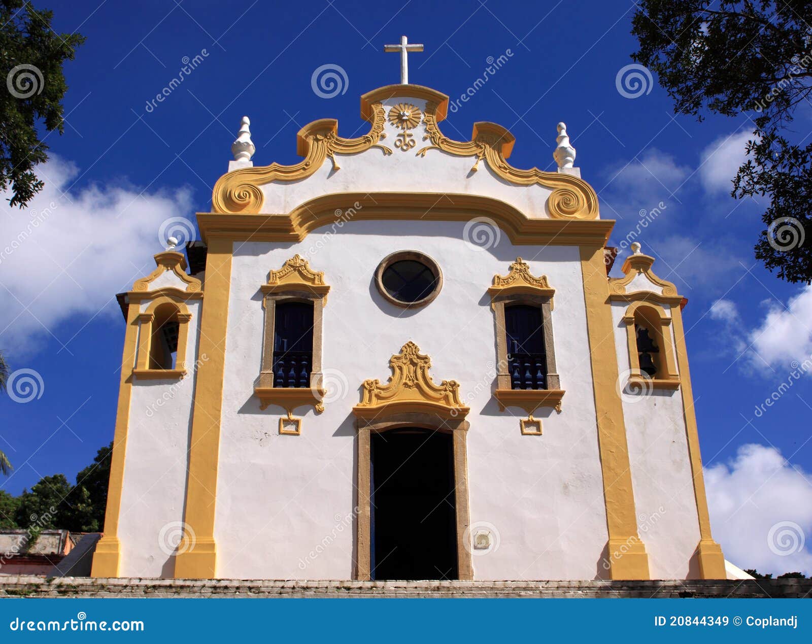 Fernando De Noronha Colonial Church Stock Image - Image of conservation ...
