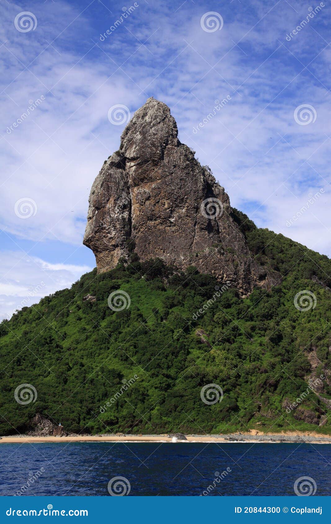 Fernando De Noronha Morro Do Pico Stock Photo - Image of atlantic, peak ...