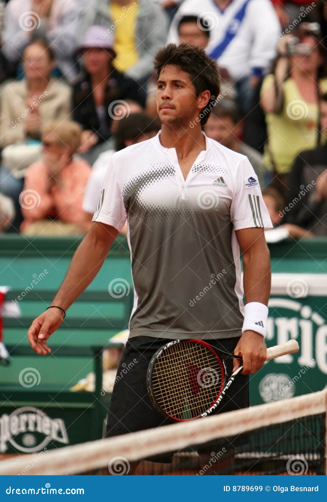 Fernando Verdasco at Roland Garros Editorial Stock Image - Image of ...