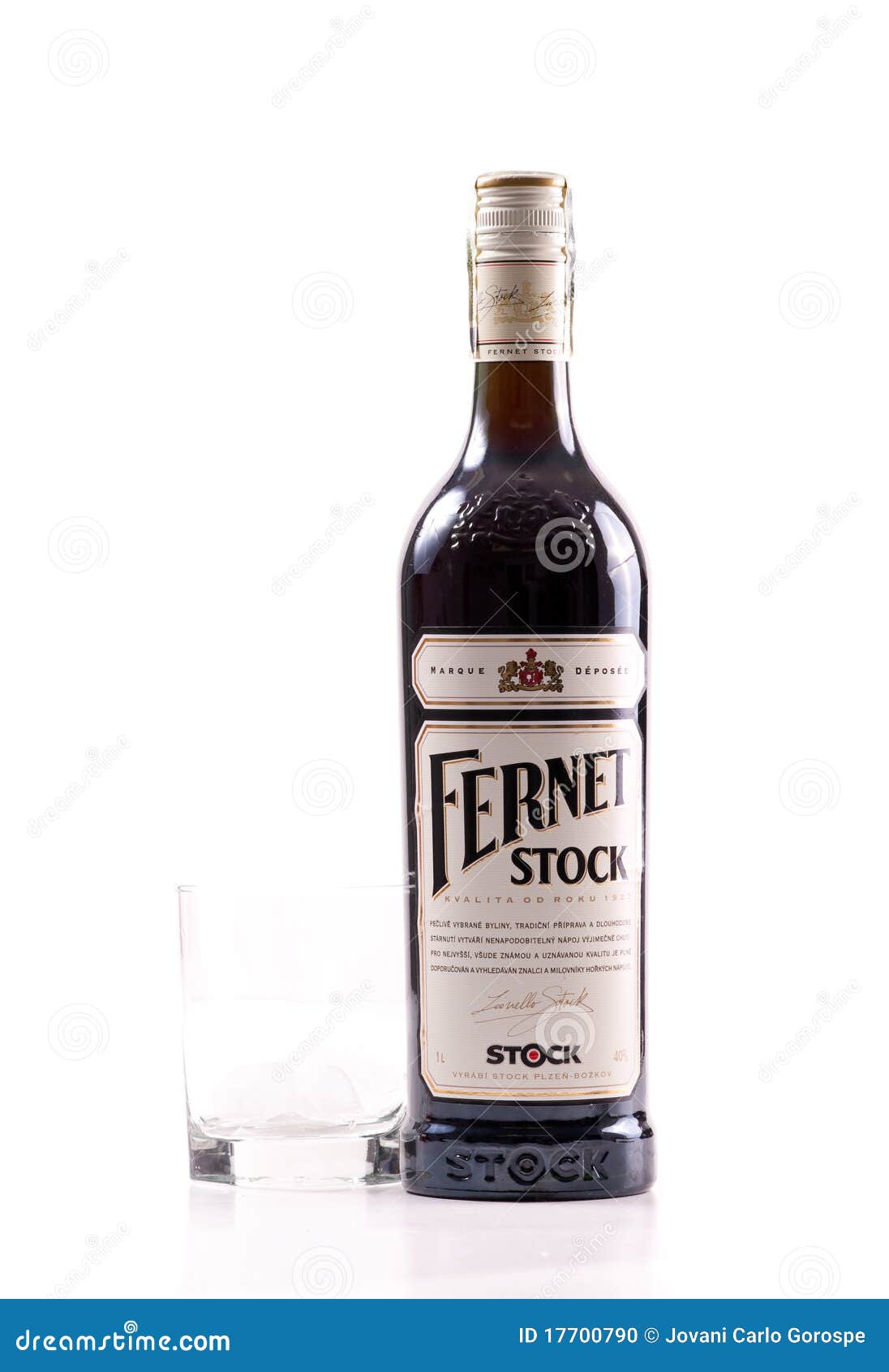 Fernet Stock Liquor editorial image. Image of cold, alcoholic - 17700790