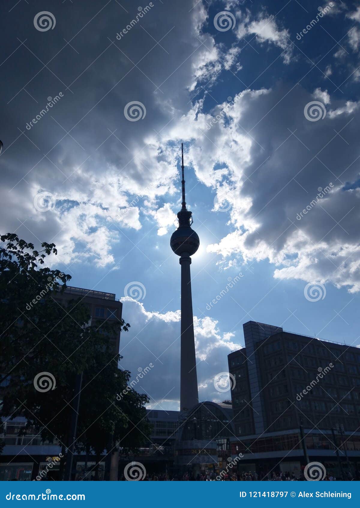 Fernseher-Turm Berlin editorial photography. Image of germany - 121418797