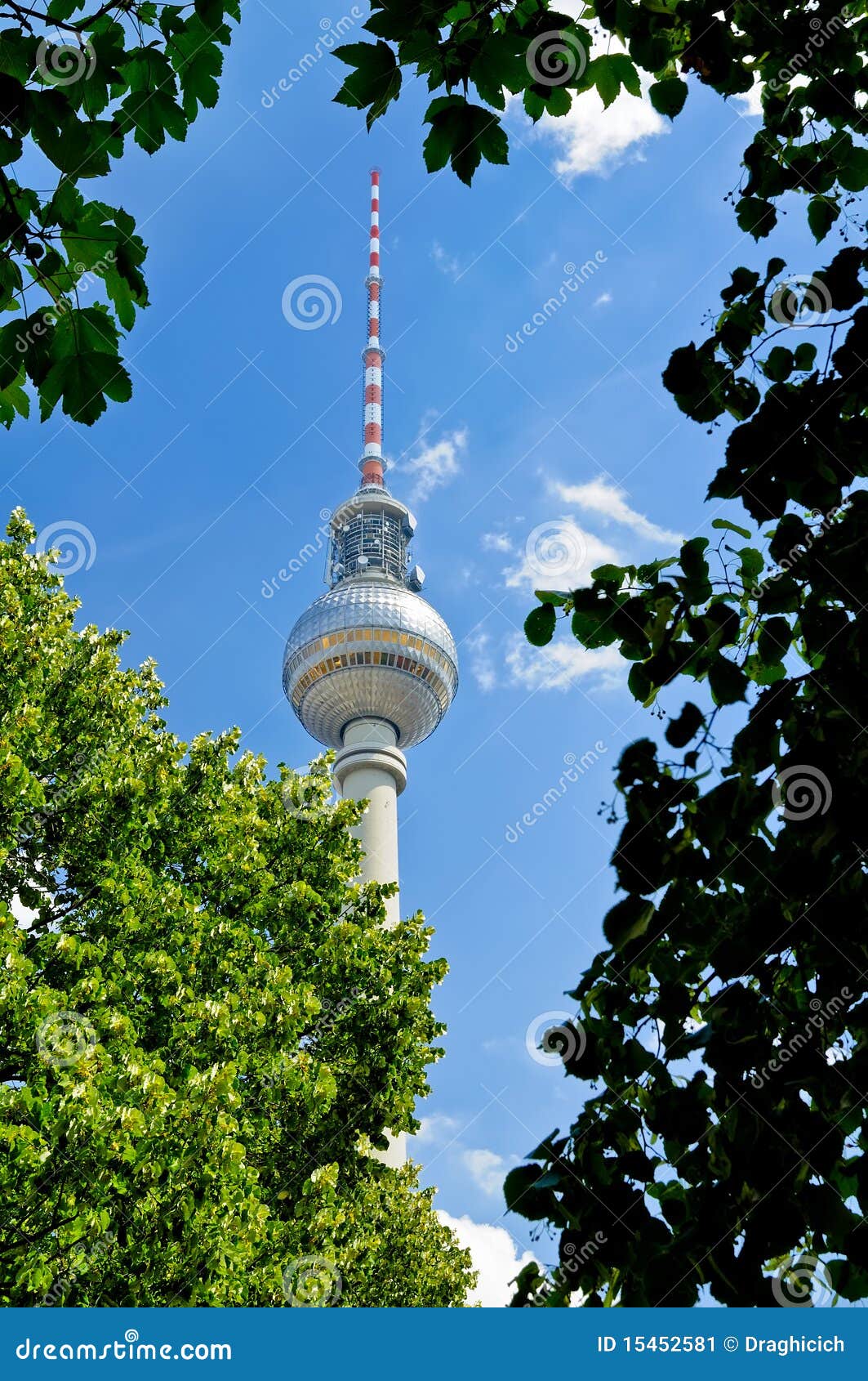 Fernsehturm (tv-tower) in Berlin Stock Image - Image of city ...