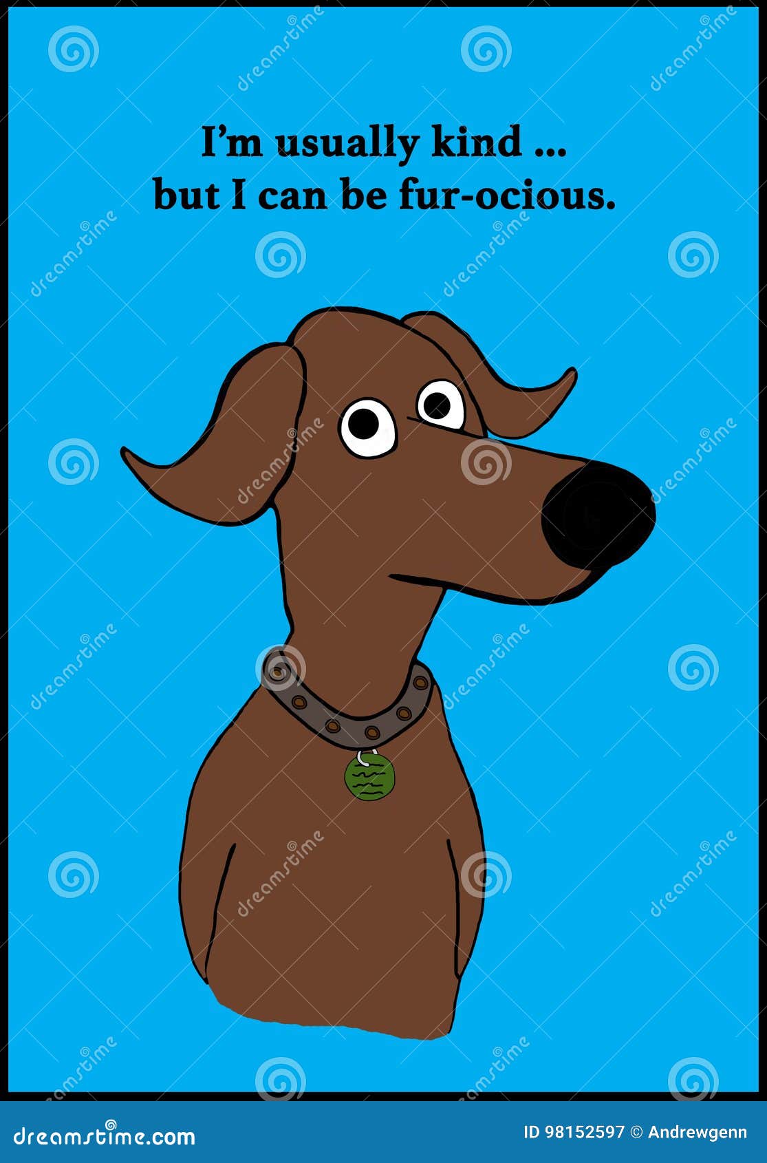 Ferocious stock illustration. Illustration of caring - 98152597