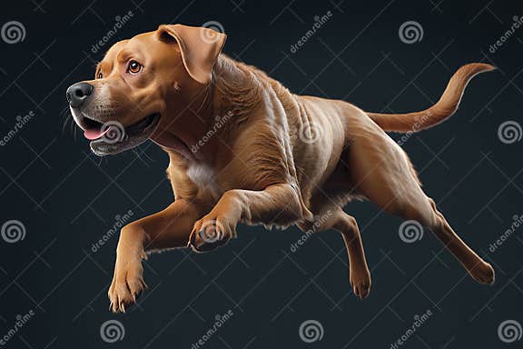 Ferocious Dog, Realistic 3d Render Stock Illustration - Illustration of ...