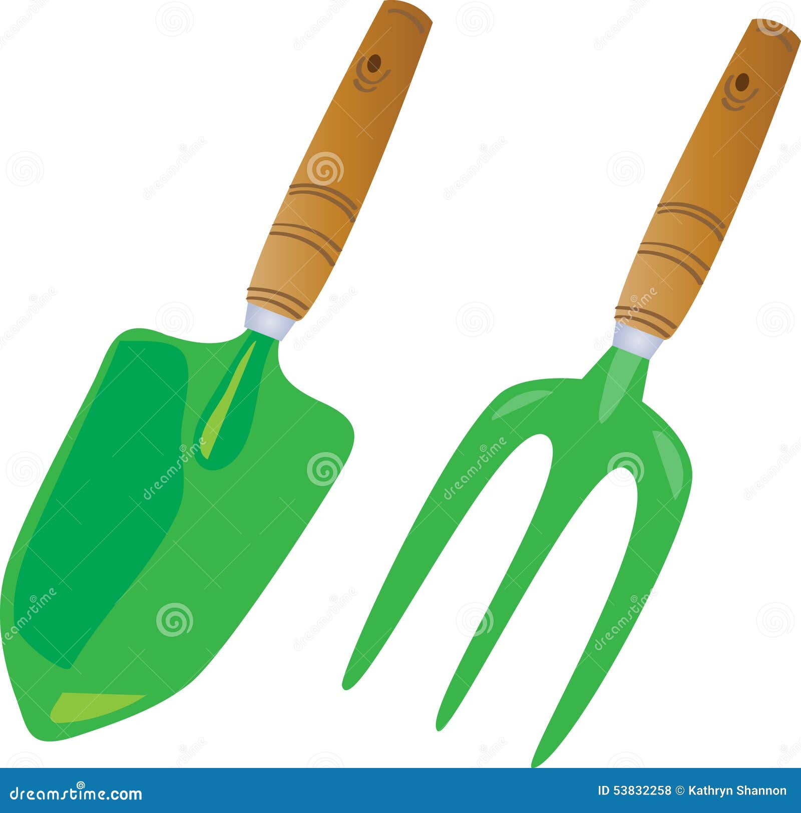Ferramentas de jardim ilustração do vetor. Ilustração de ferramentas ...