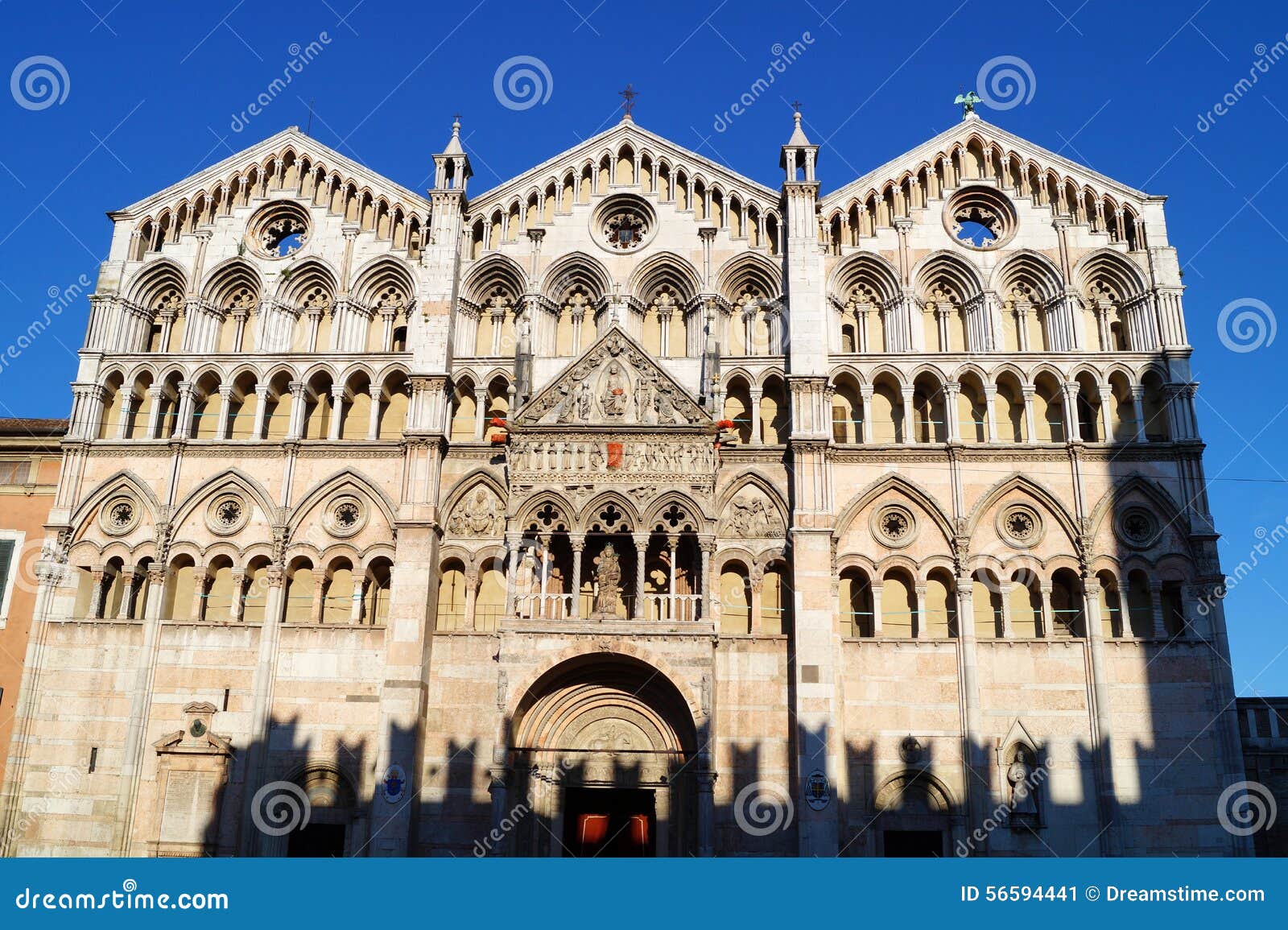 Ferrara Cathedral editorial photo. Image of architecture - 56594441