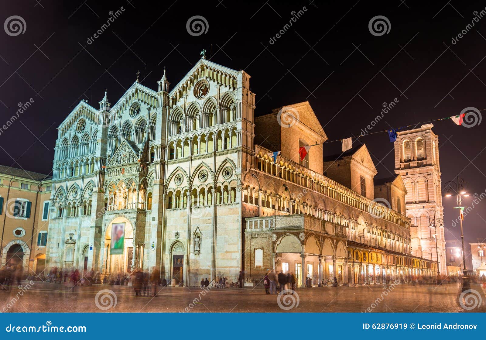 Ferrara Cathedral of San Giorgio Stock Image - Image of italian ...