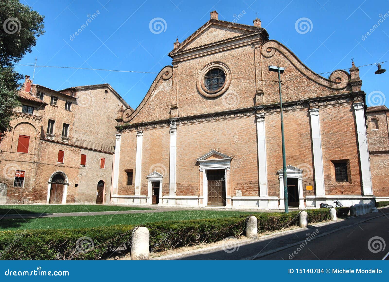 Ferrara church stock photo. Image of italian, francesco - 15140784