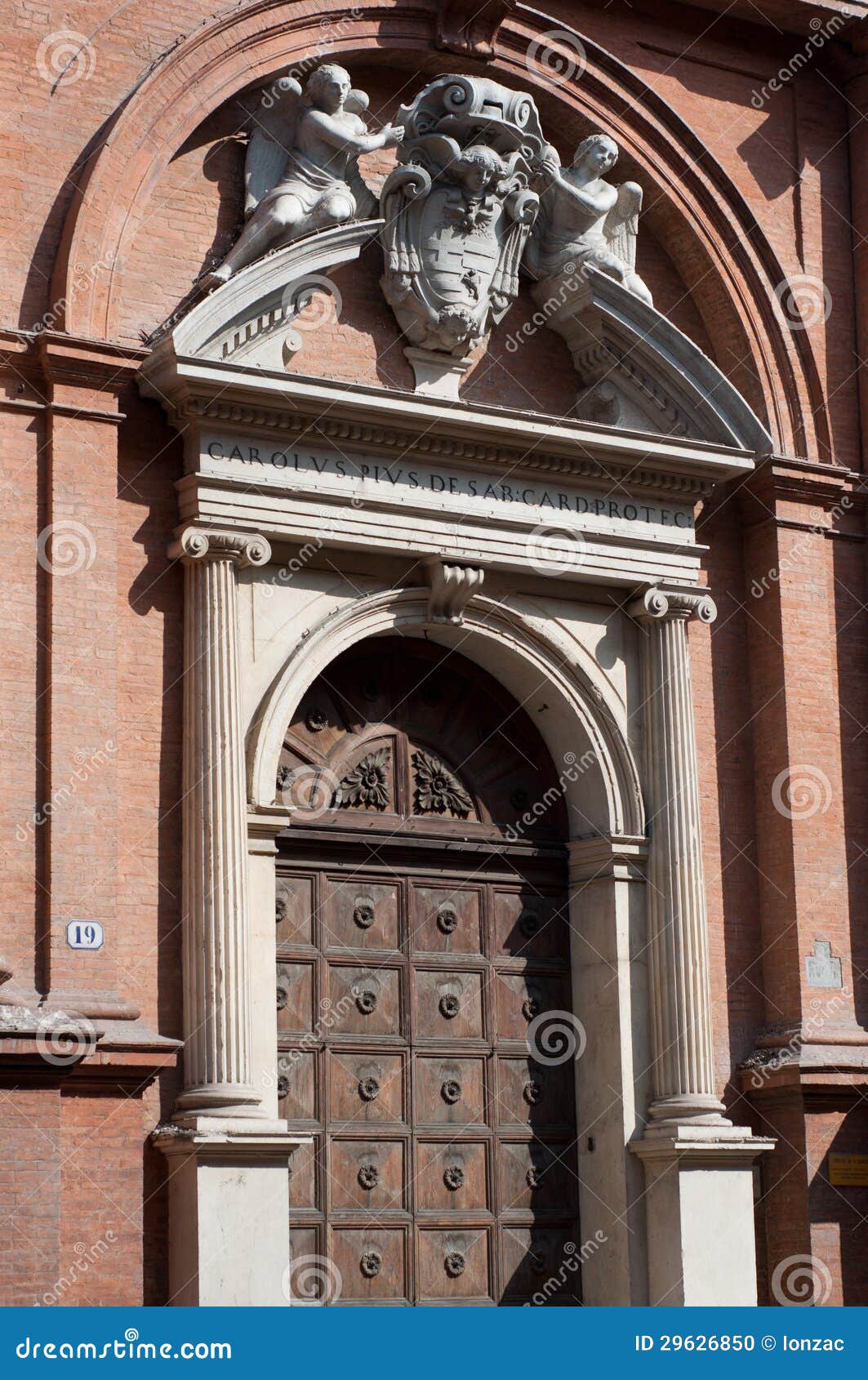 Ferrara historic building stock photo. Image of brown - 29626850