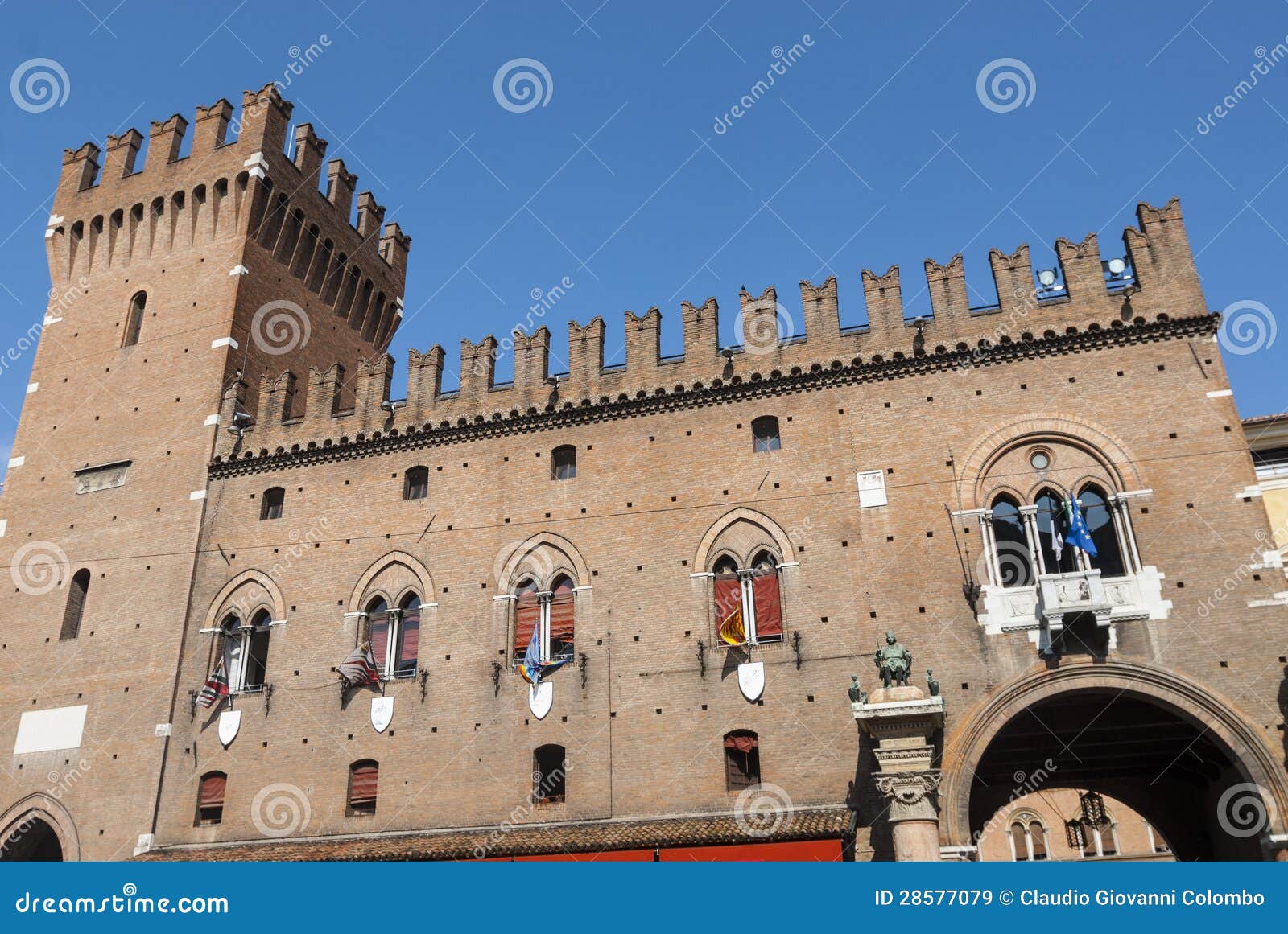 Ferrara - Historic Buildings Stock Image - Image of color, europe: 28577079