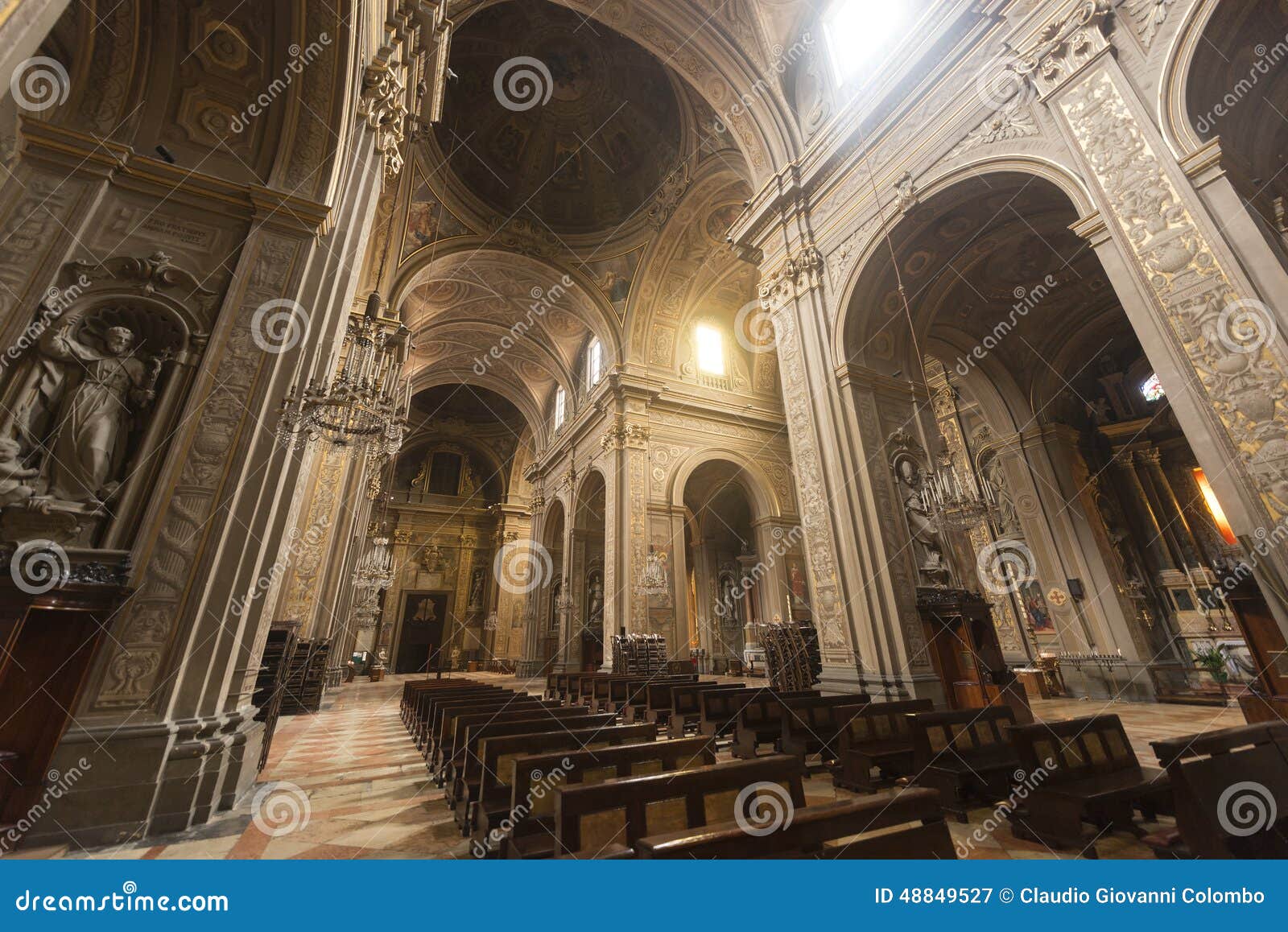 Ferrara (Italy), Cathedral stock image. Image of emilia - 48849527