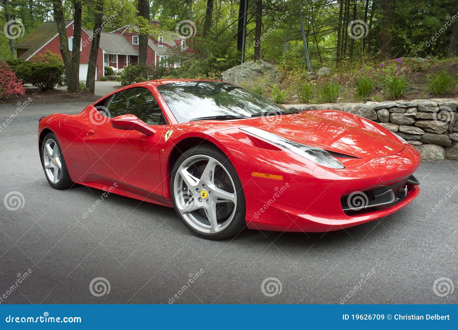 Ferrari 458 coupe editorial stock image. Image of engine - 19626709