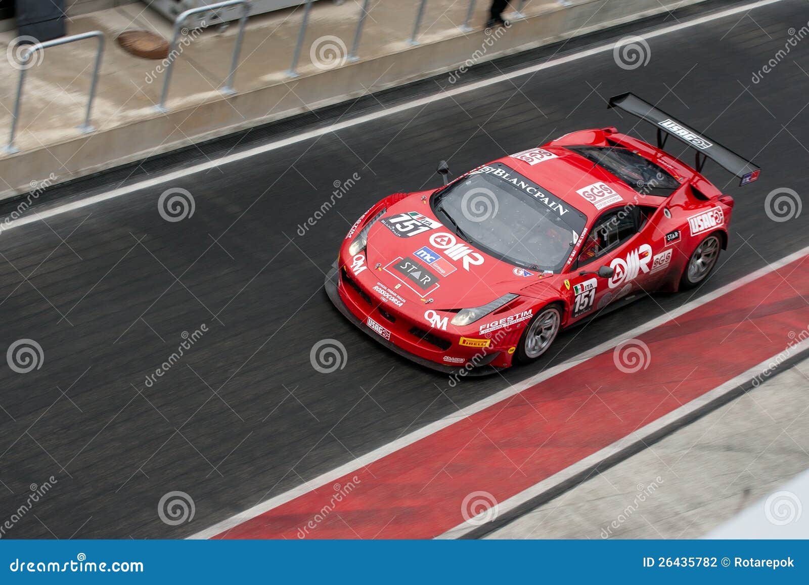 Ferrari 458 FIA GT Pit-stop Editorial Photography - Image of carracing ...