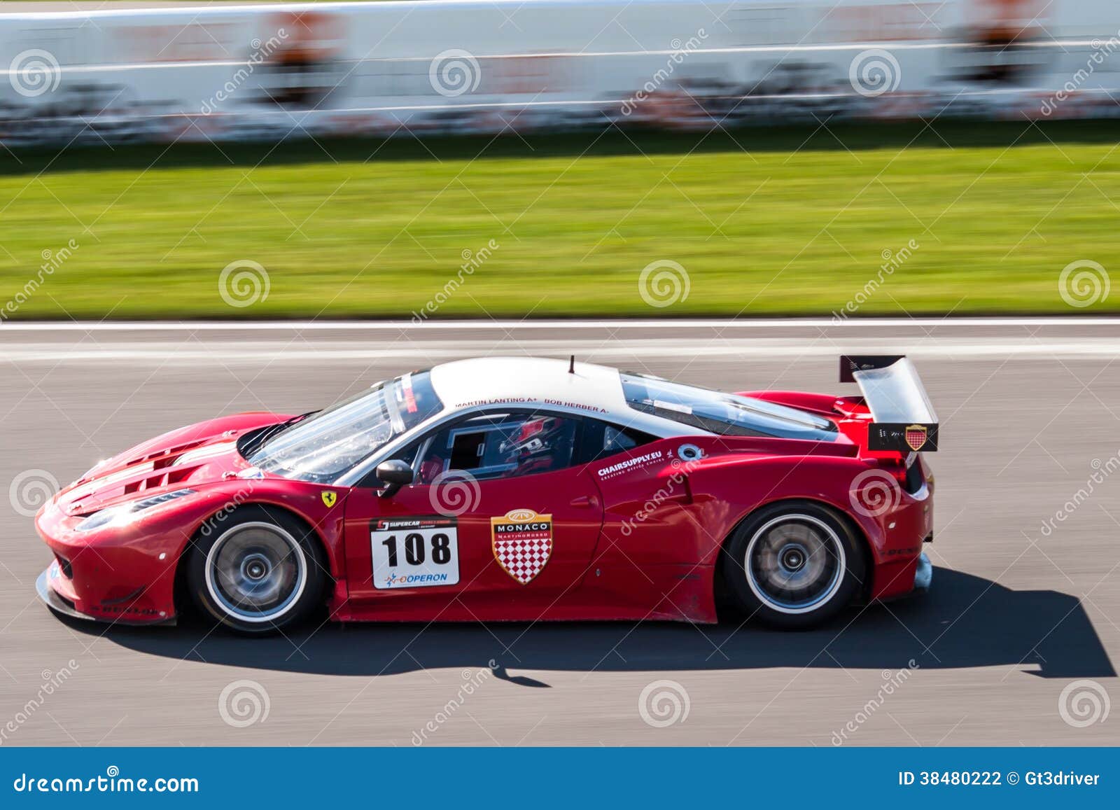 Ferrari 458 race car editorial photography. Image of slovakiaring ...