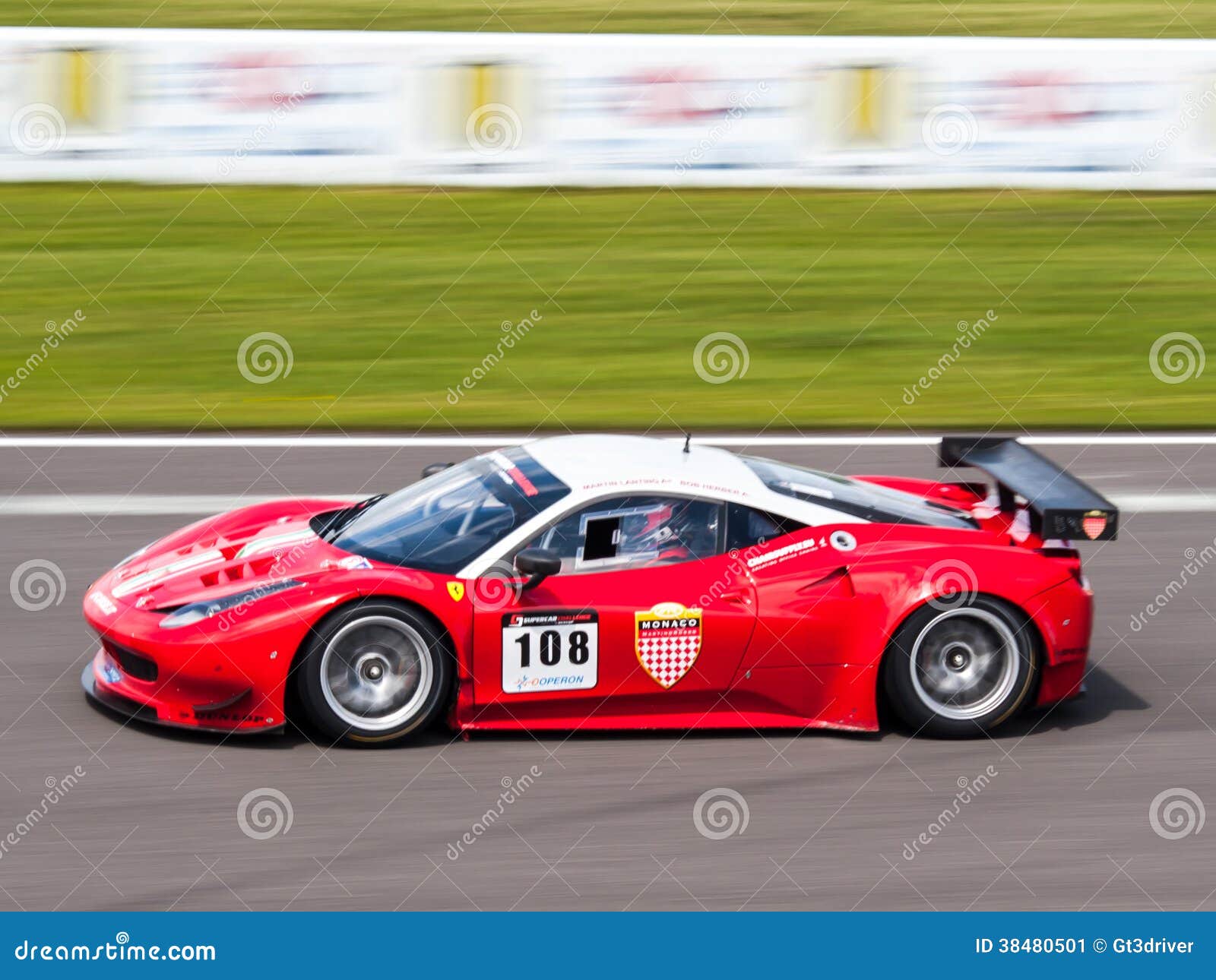 Ferrari 458 race car editorial photo. Image of race, slovakiaring ...
