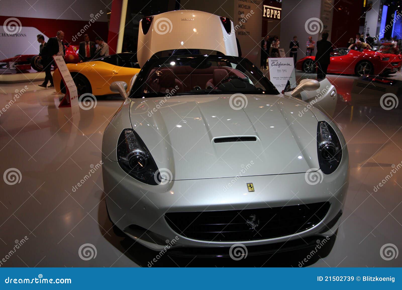 Ferrari on 64rd IAA editorial stock image. Image of concept - 21502739