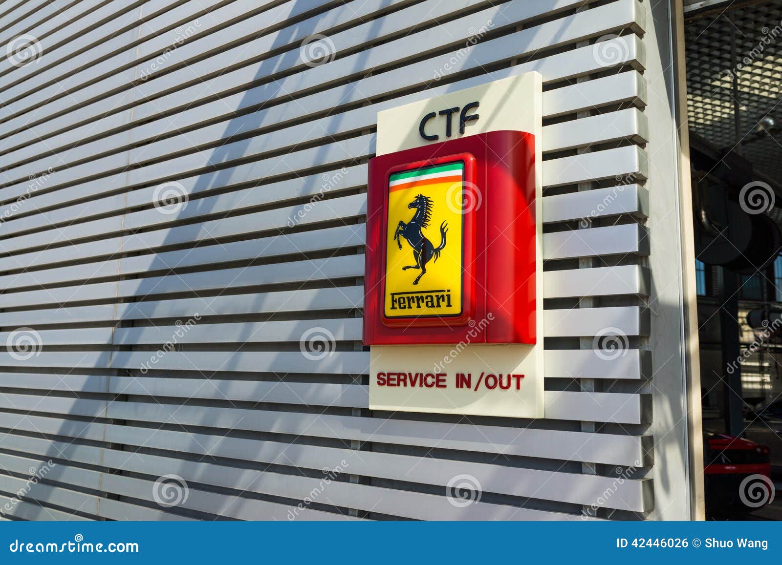 Ferrari car repair service editorial photo. Image of automotive - 42446026