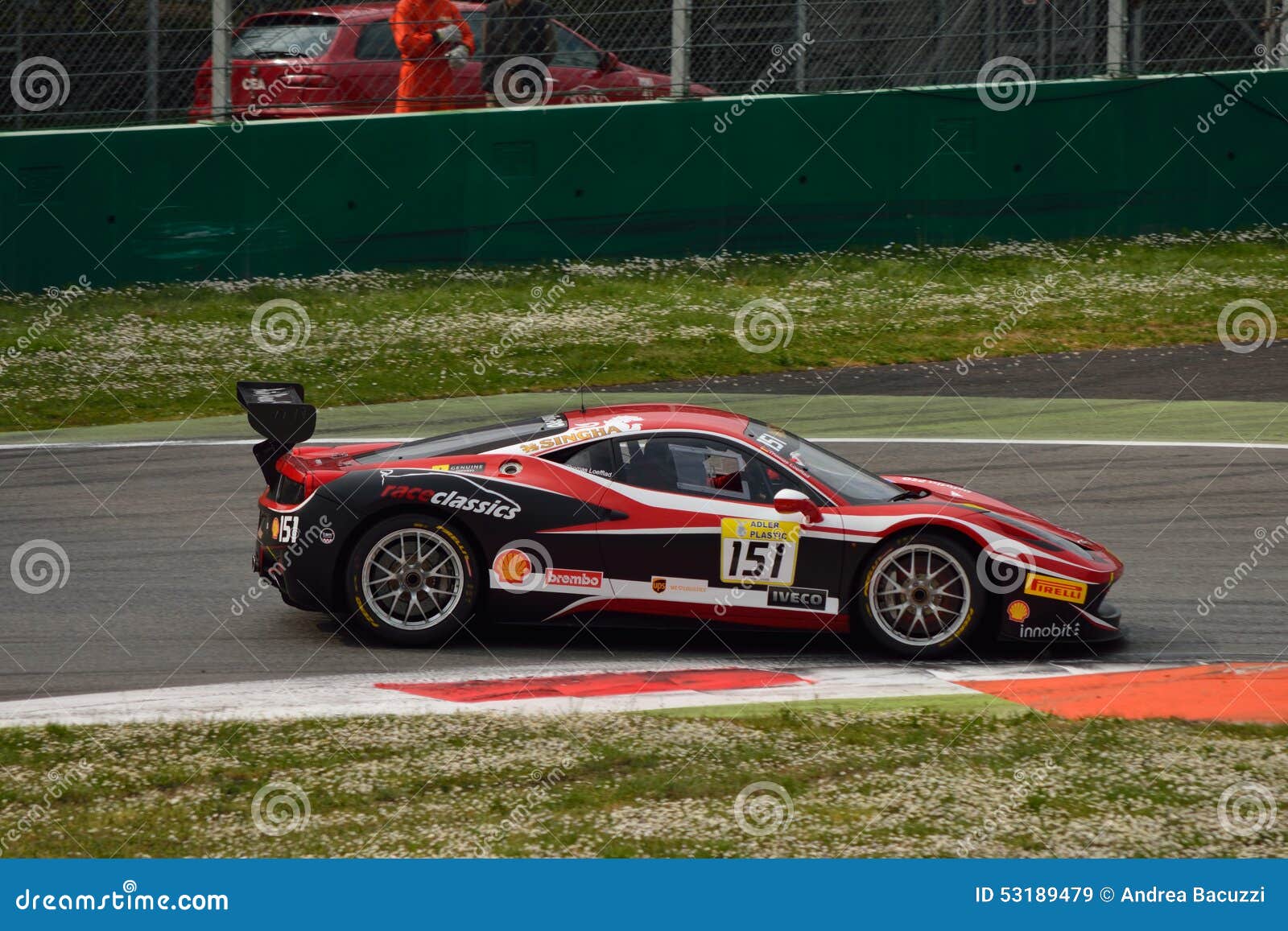 Ferrari Challenge Shell Cup 2015 at Monza Editorial Stock Image - Image ...