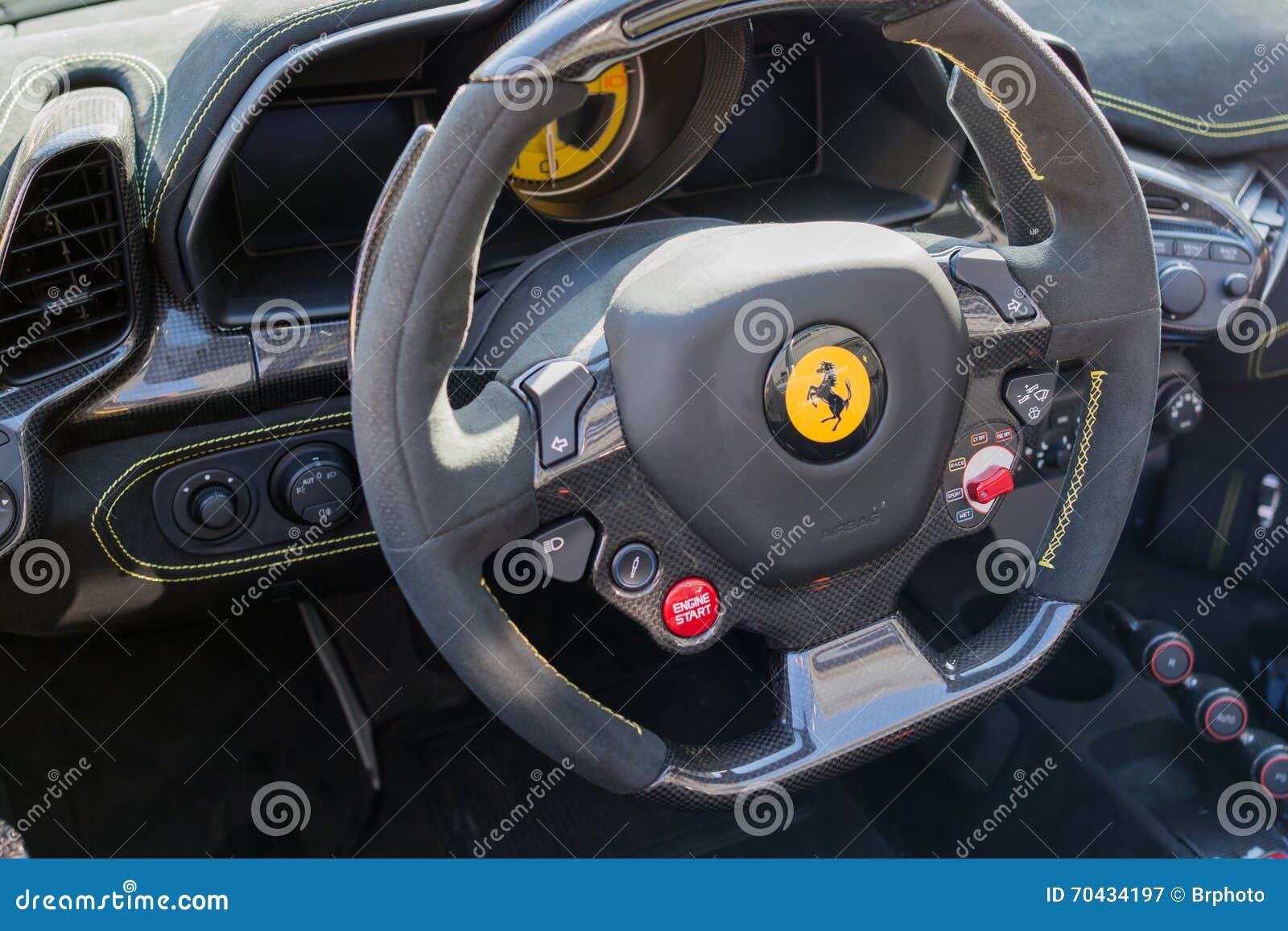 Ferrari Dashboard on Display Editorial Photography - Image of modern ...