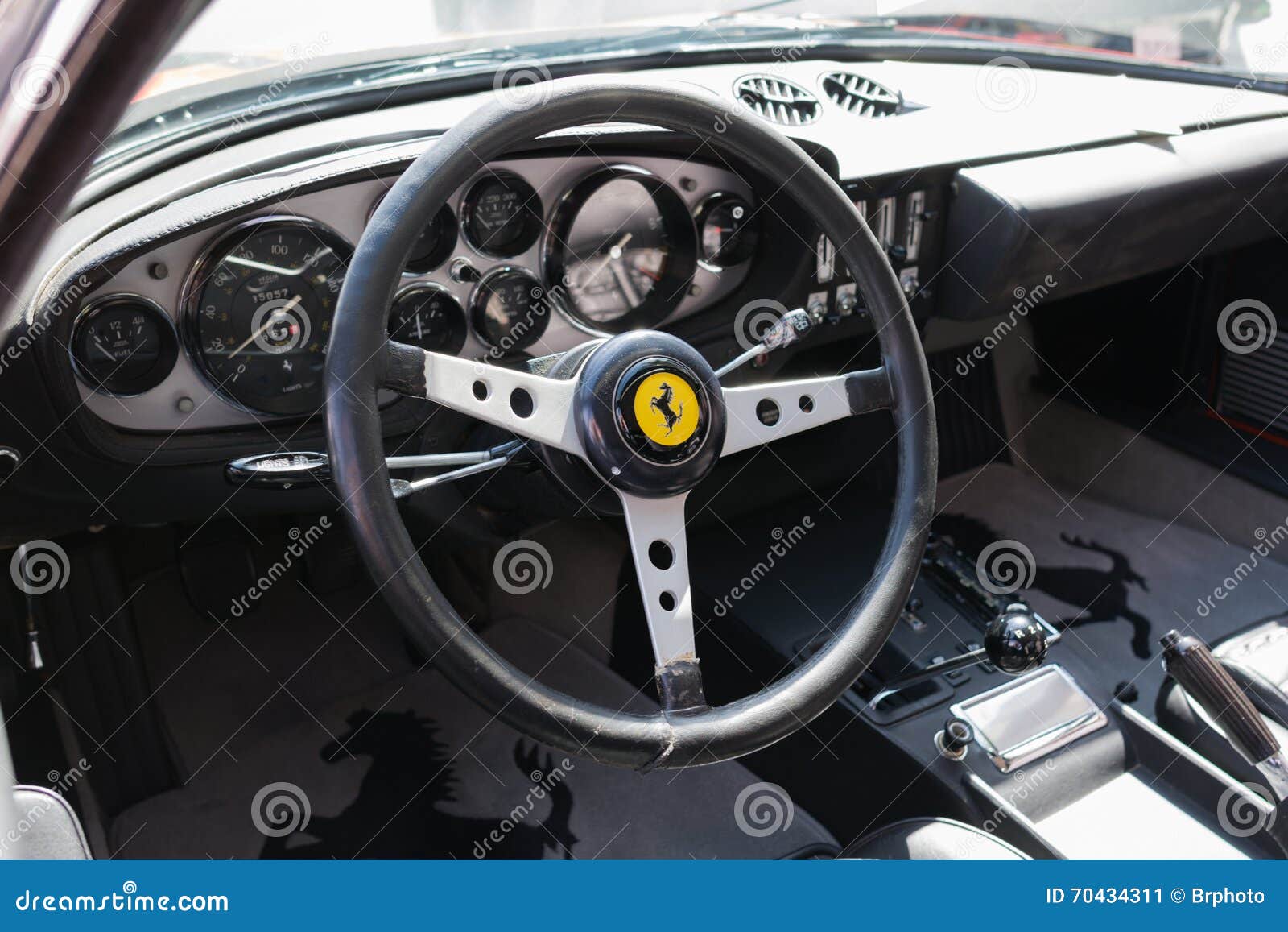 Ferrari Dashboard On Display Editorial Photo | CartoonDealer.com #70435343